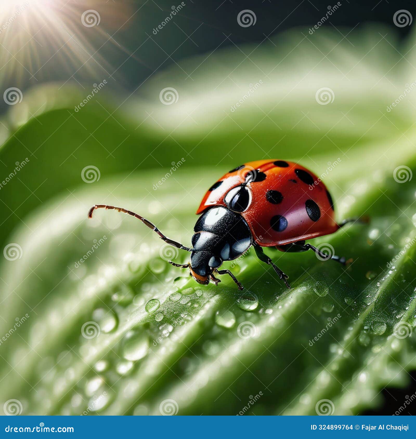 Ladybug Image Created by AI Generated Stock Illustration - Illustration ...