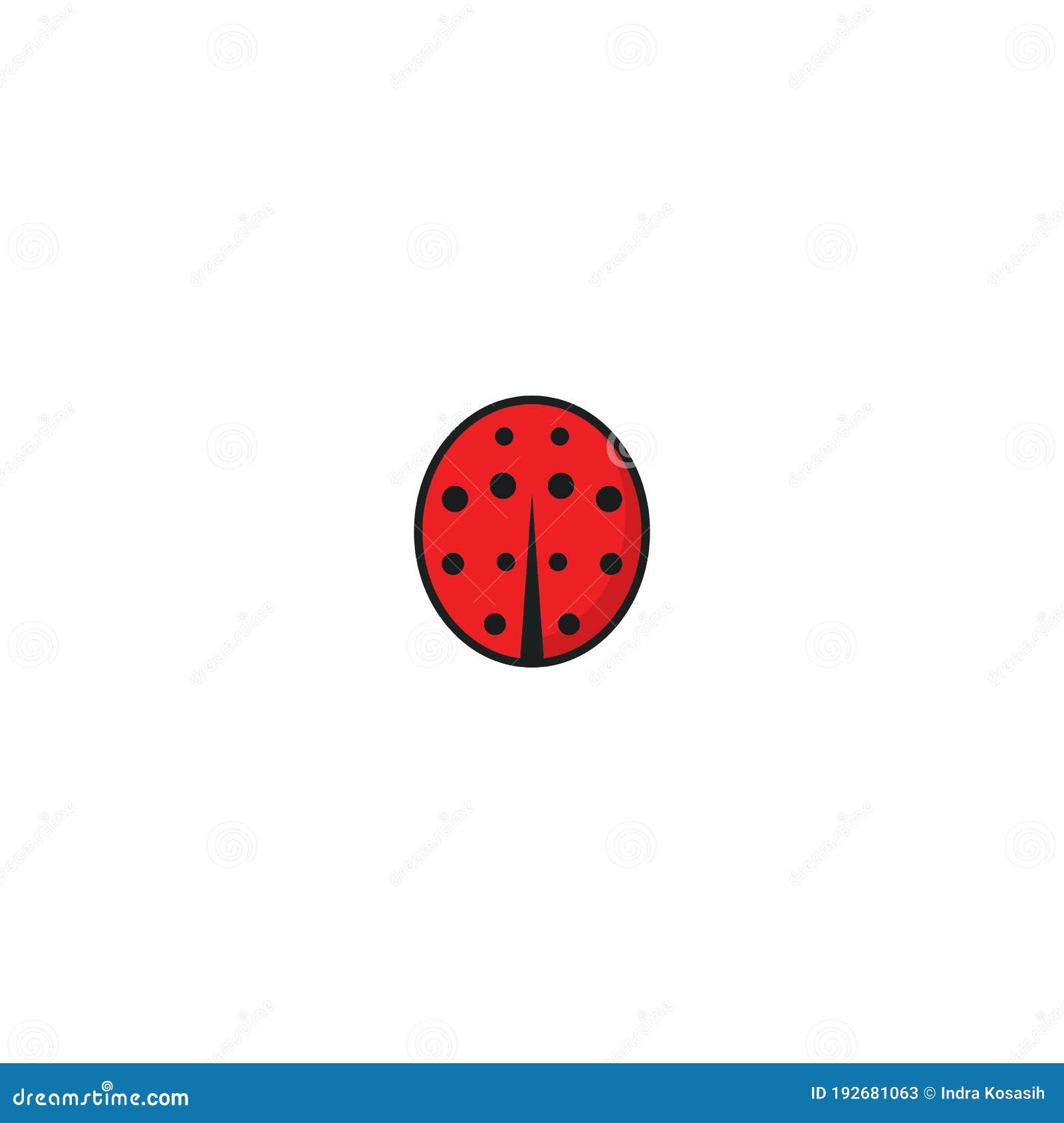 Ladybug Logo Vector Icon Illustration Stock Vector - Illustration of ...