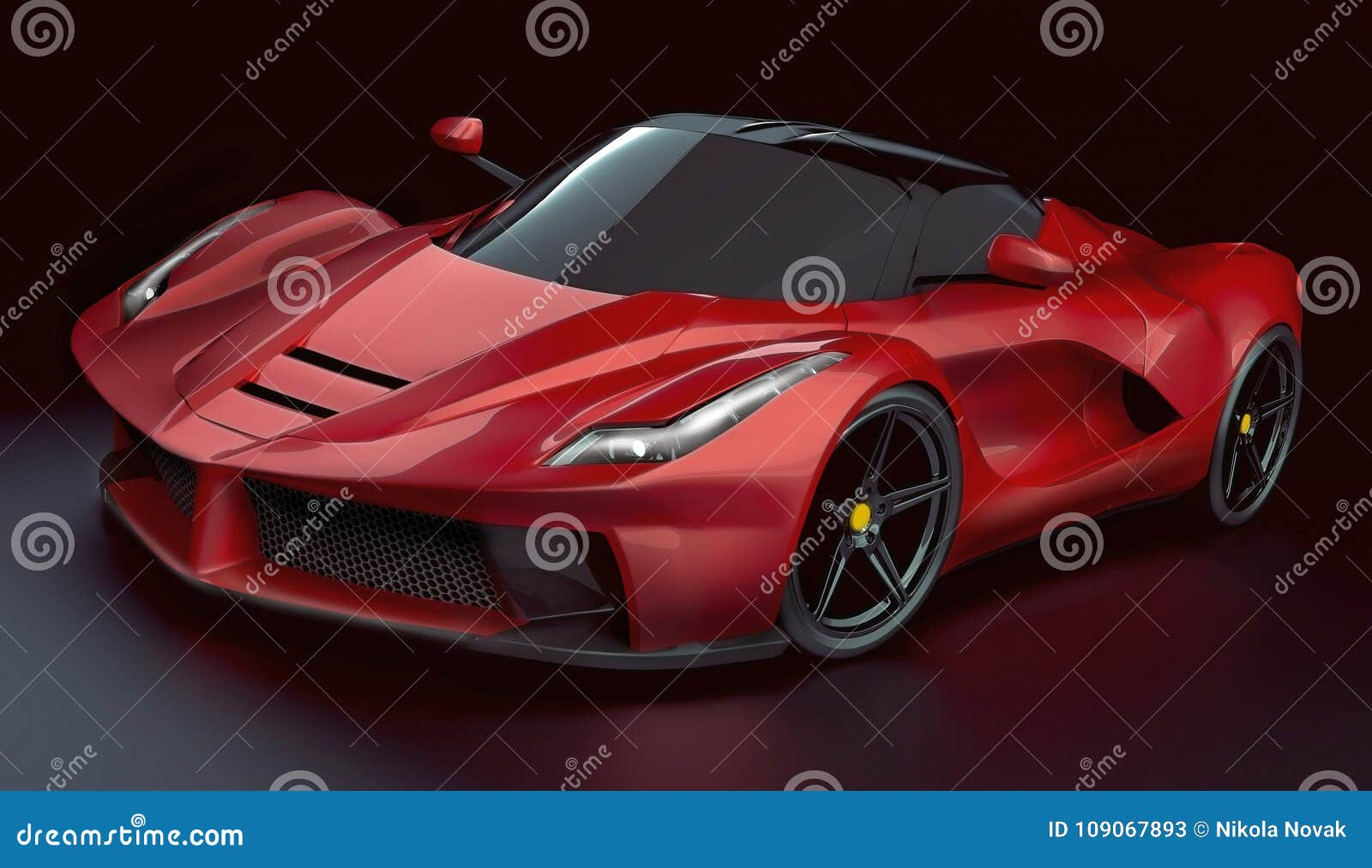 LaFerrari Supercar Concept Restyled Editorial Stock Photo ...