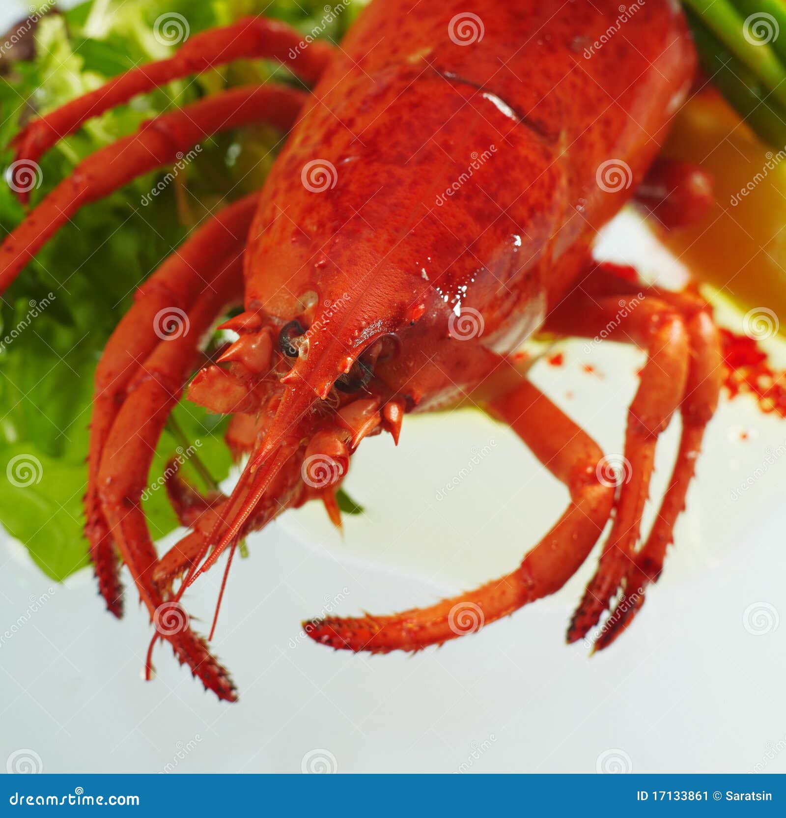 Lagad mat hummer fotografering för bildbyråer. Bild av hummer - 17133861