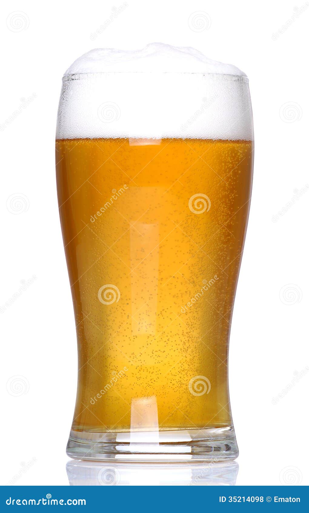 Lager with bubbles stock photo. Image of bubbles, celebrate - 35214098