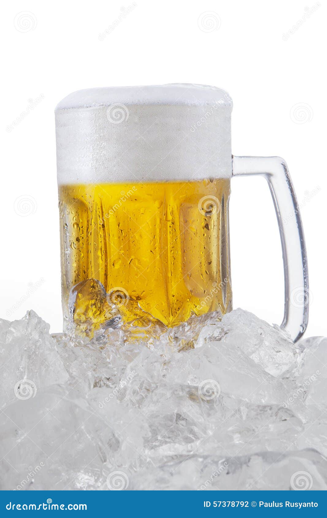 Lager with Foam in the Glass Stock Photo - Image of beverage, cold ...