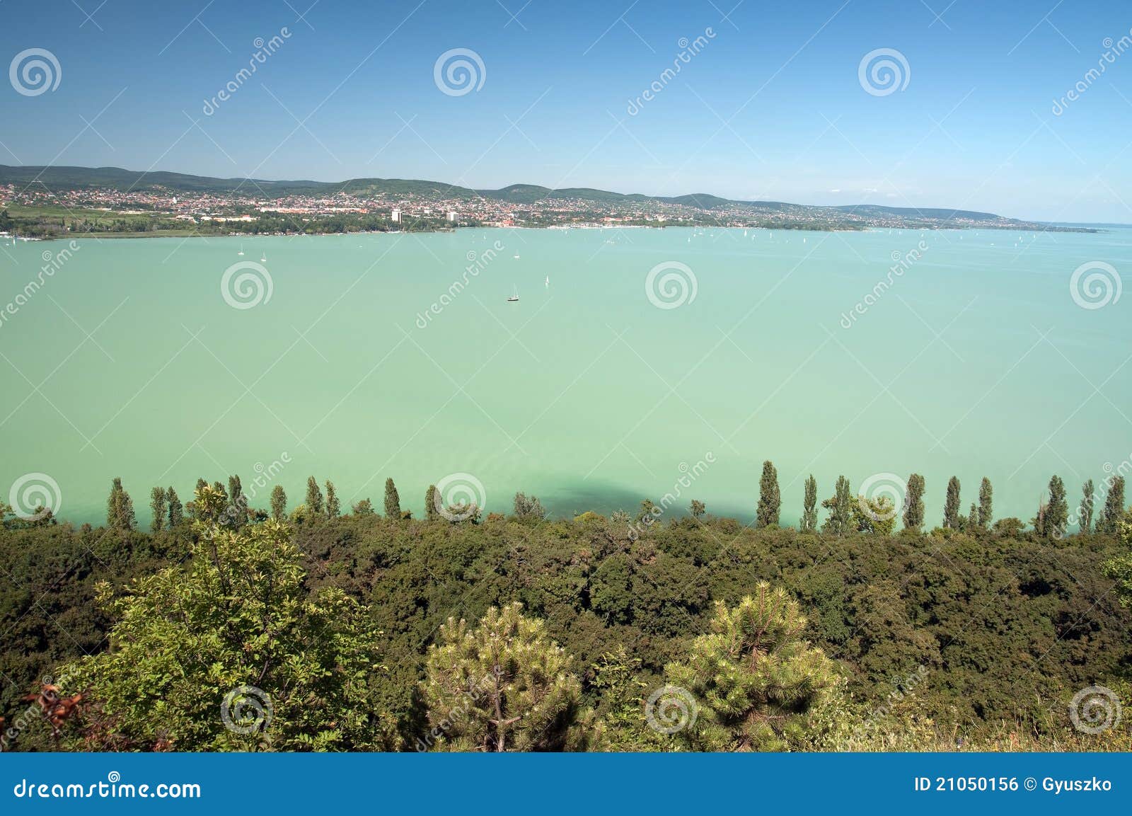 Lago Balaton foto de archivo. Imagen de lago, vacaciones - 21050156