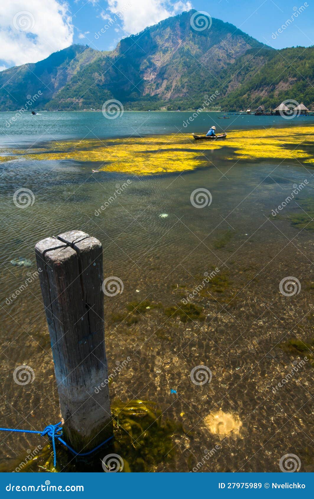 Lago Batur, Bali, Indonesia Imagen de archivo - Imagen de indonesia ...