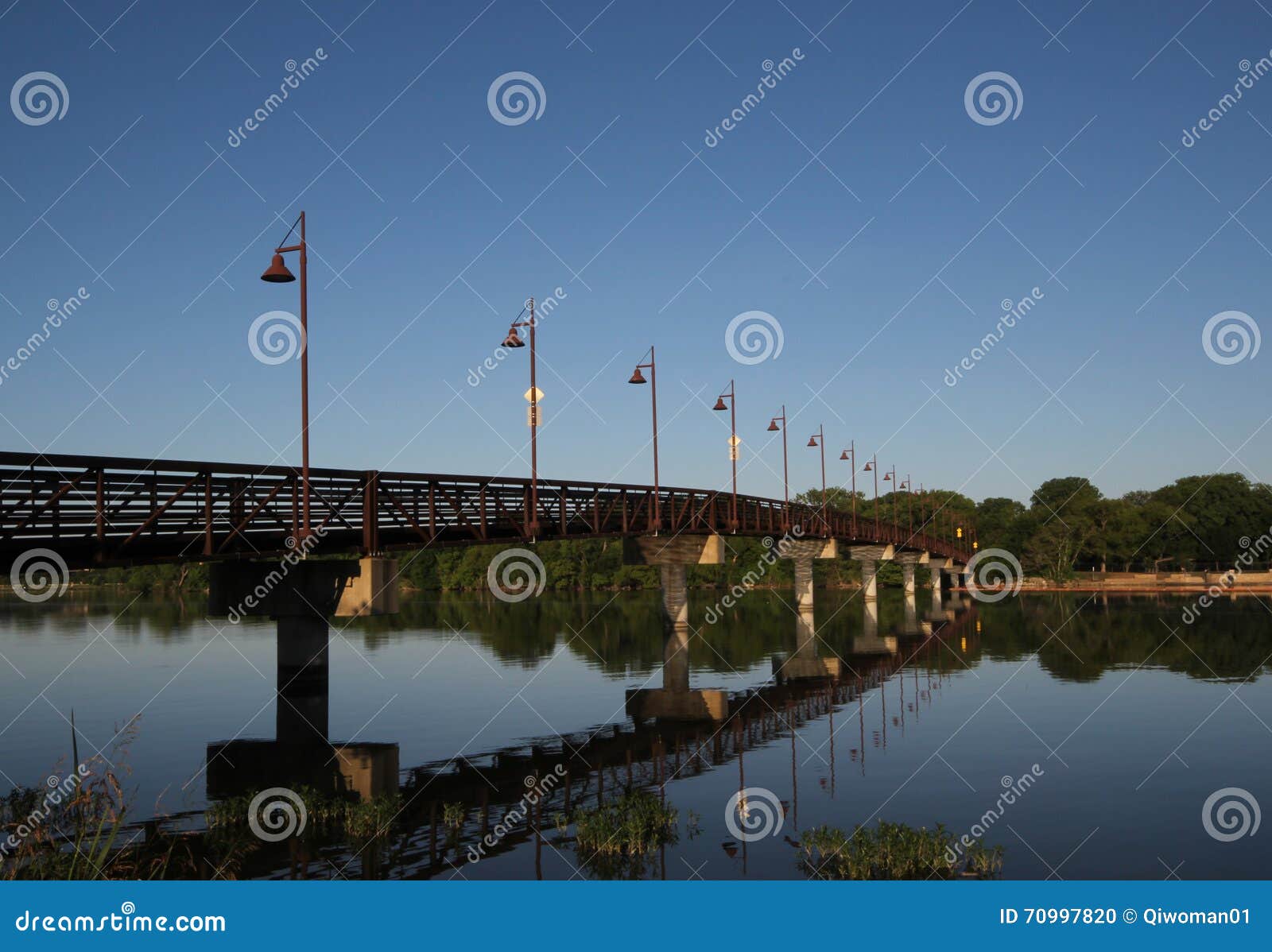 Lago Branco Rock, Dallas, Texas Foto de Stock - Imagem de calmo ...