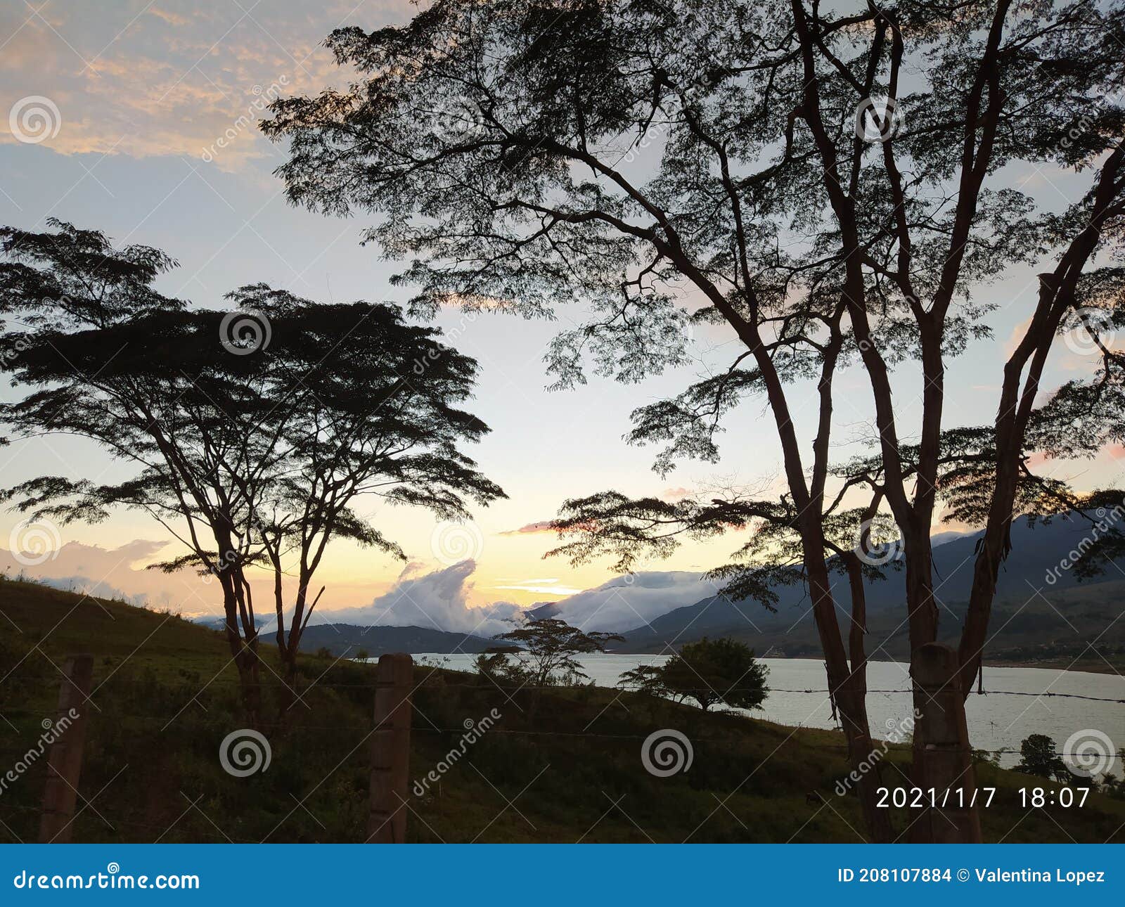 Lago Calima landscape stock photo. Image of calima, lake - 208107884