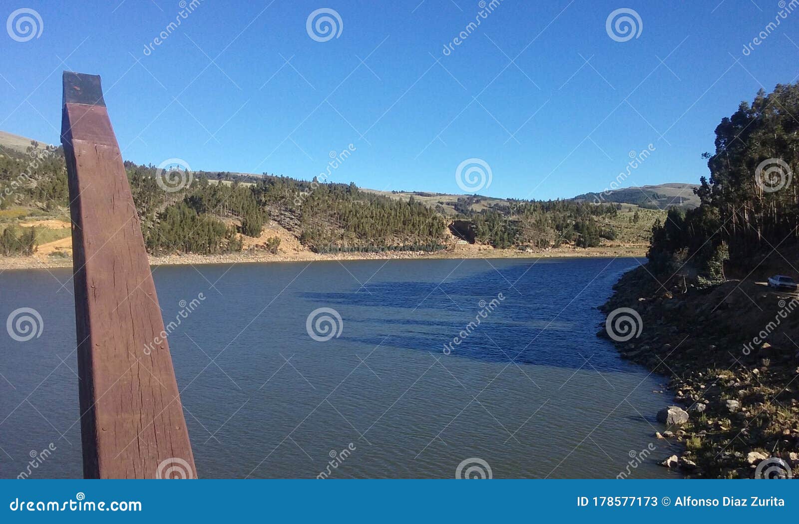 Lago corani imagen de archivo. Imagen de america, latino - 178577173