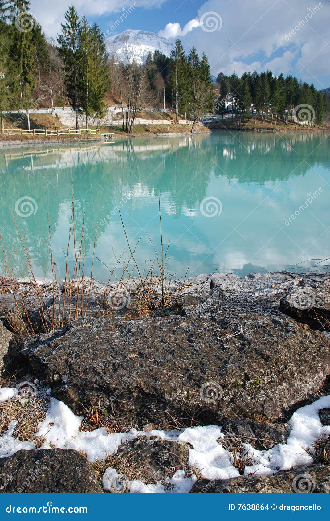 Lago di Barcis, Friuli stock photo. Image of tranquil - 7638864
