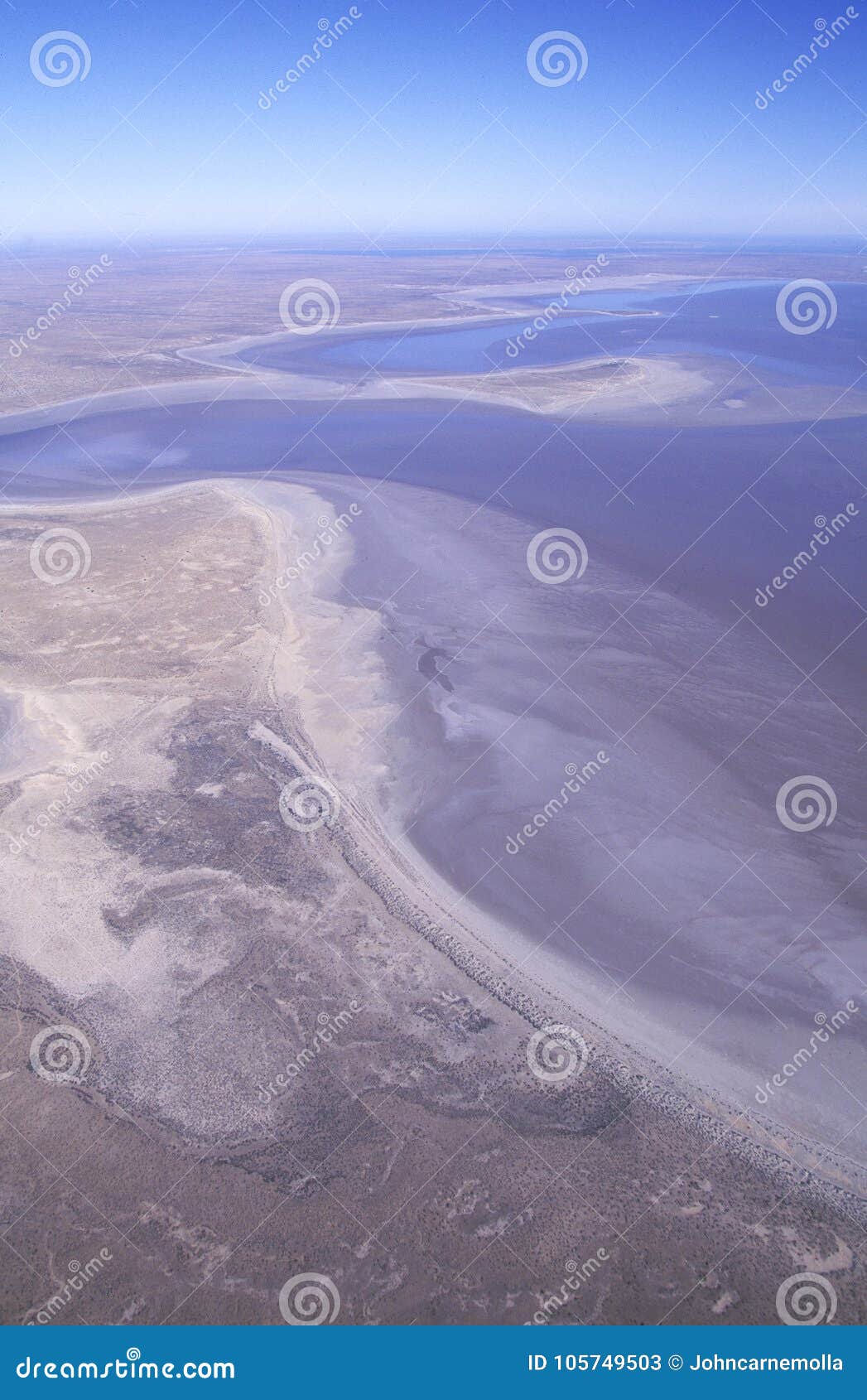 Lago Eyre, Sur De Australia Imagen de archivo - Imagen de aire ...