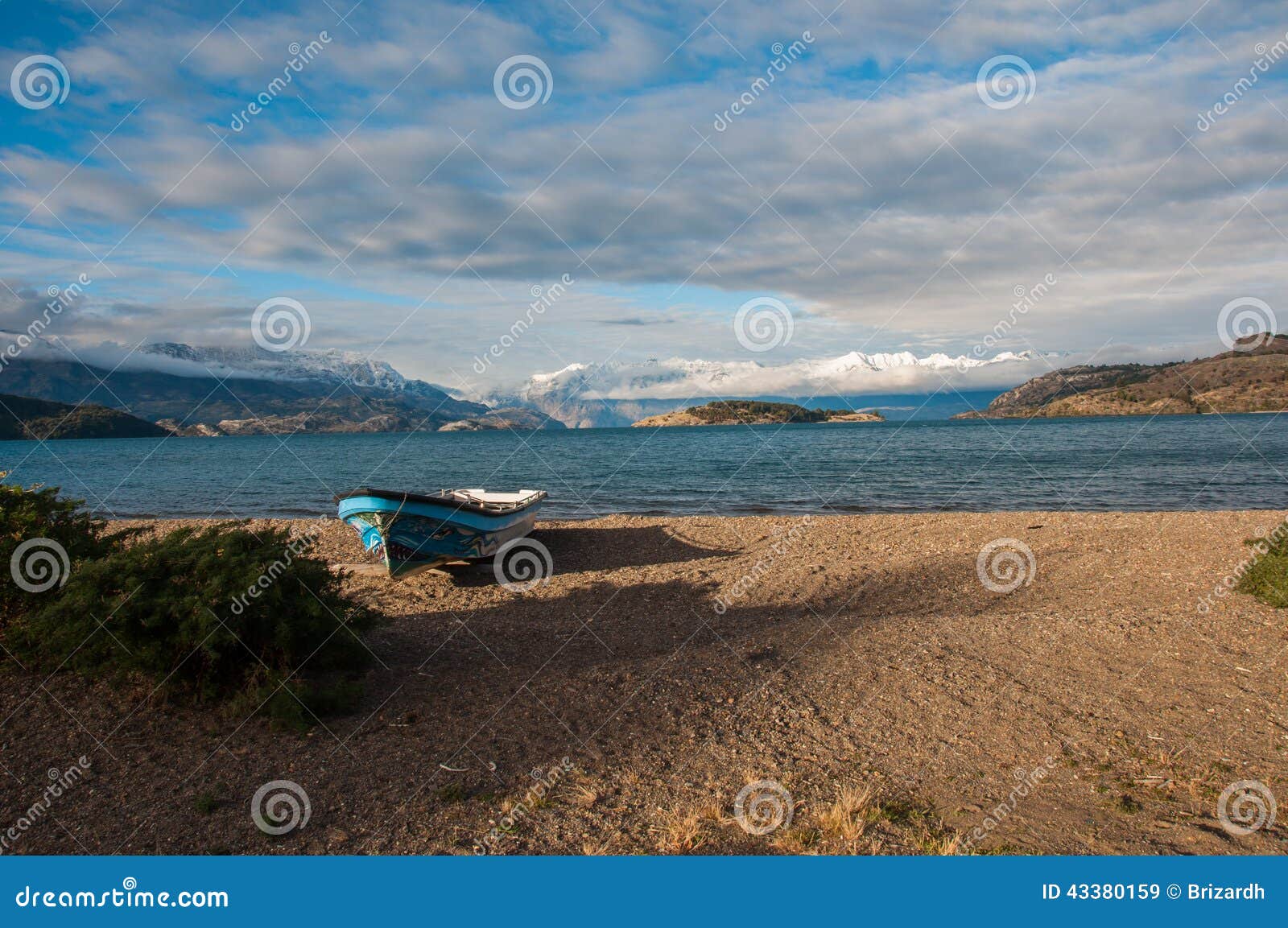 Lago General Carrera, Carretera Austral, HIghway 7, Chile Royalty-Free ...