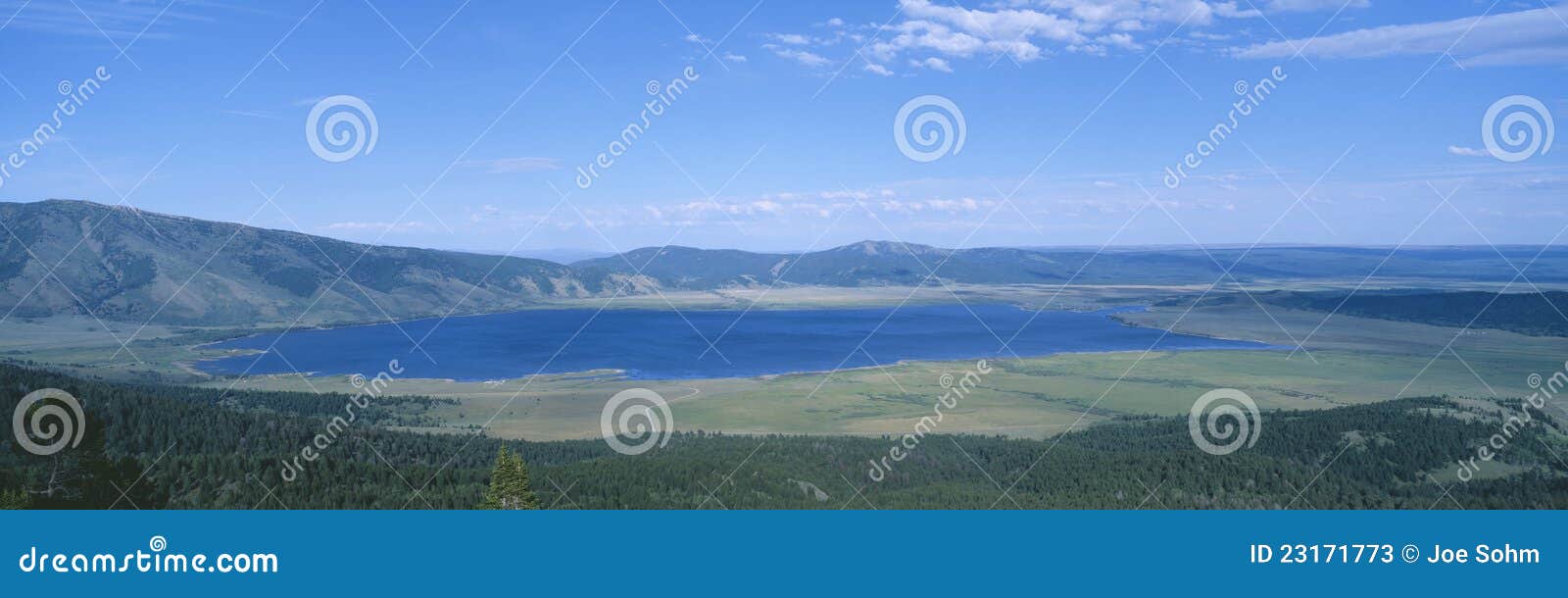 Lago Henry, imagen de archivo. Imagen de planicies, arbolados - 23171773