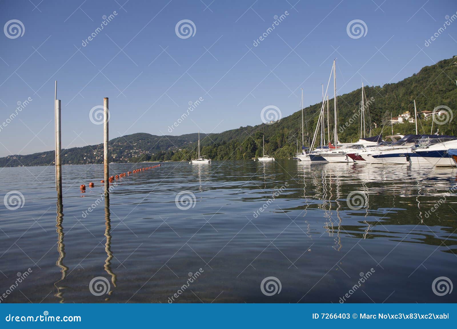 Lago maggiore solcio stock image. Image of water, sailboat - 7266403