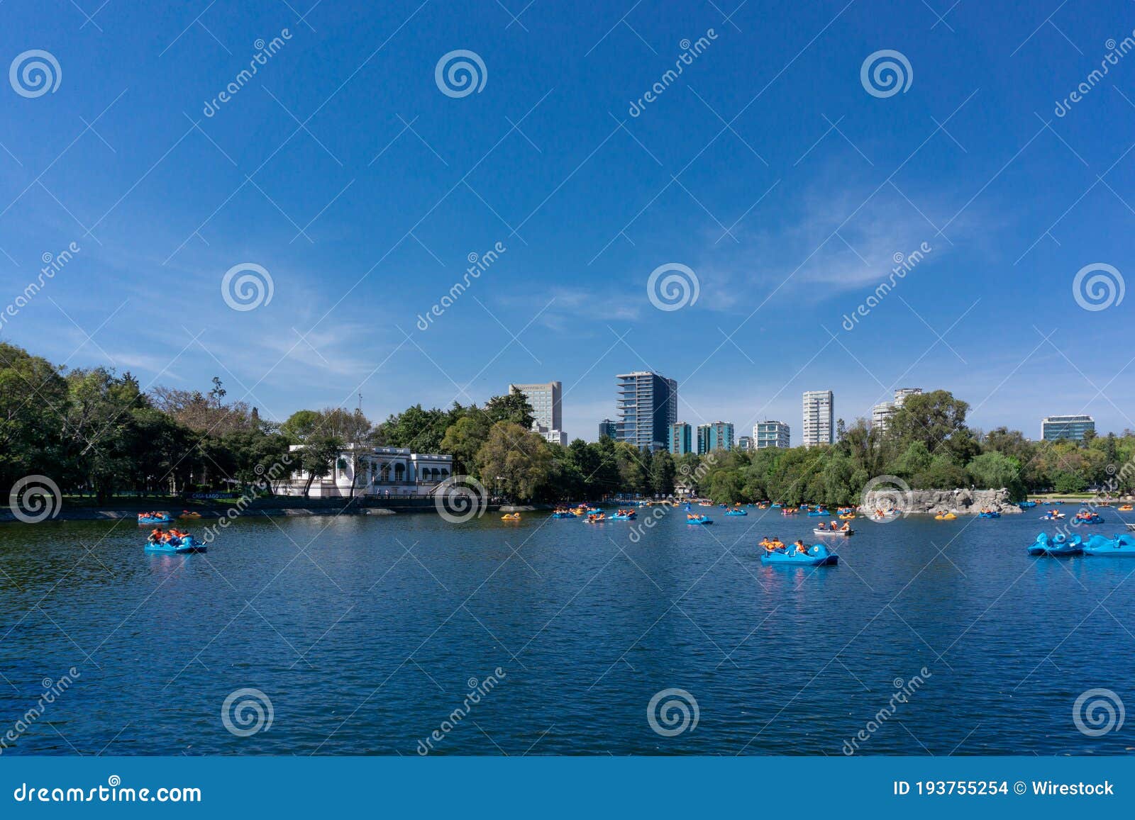 Lago Mayor Chapultepec Park Editorial Stock Image - Image of mexico ...