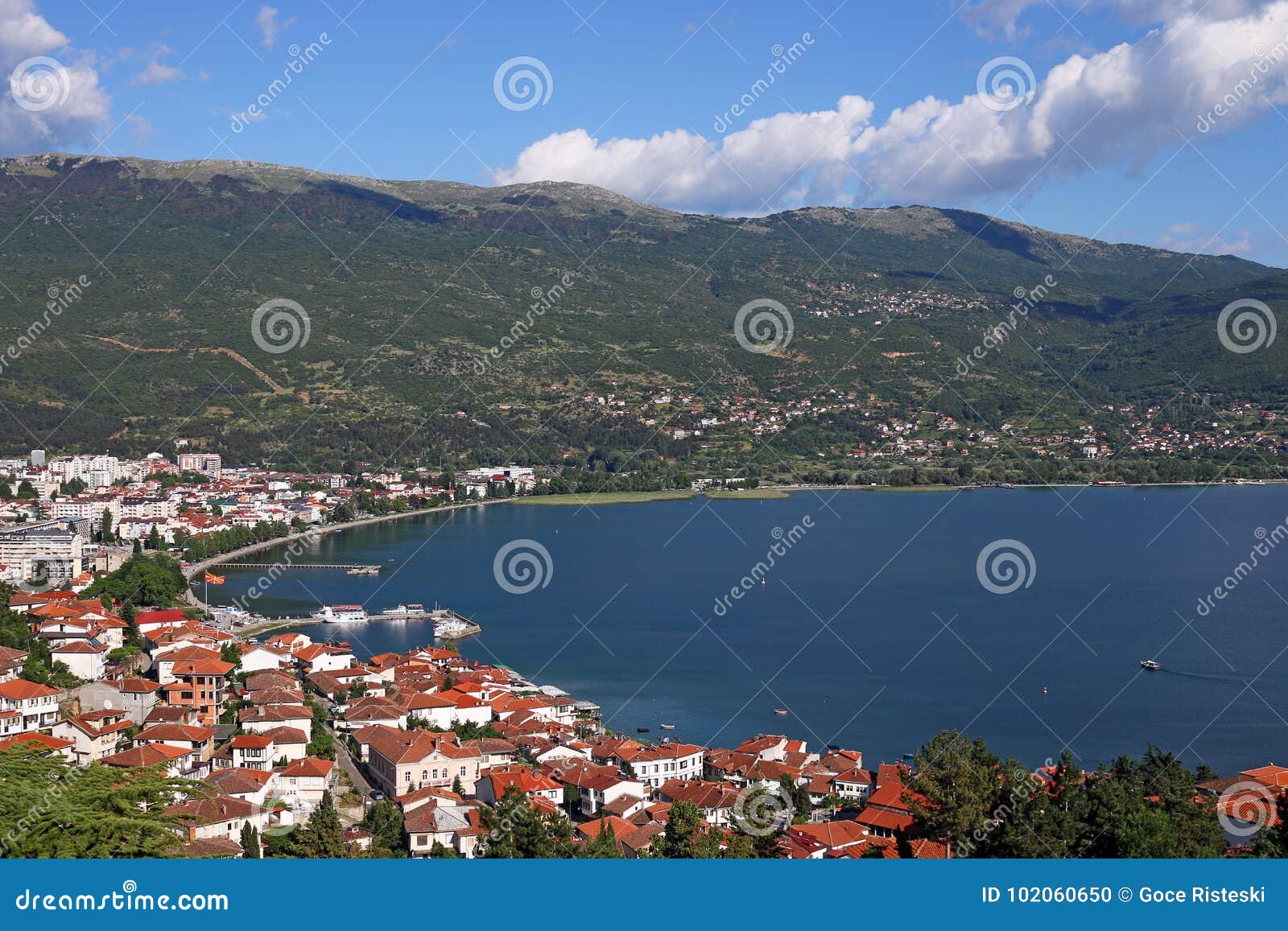 Lago Ohrid foto de archivo. Imagen de turismo, verde - 102060650