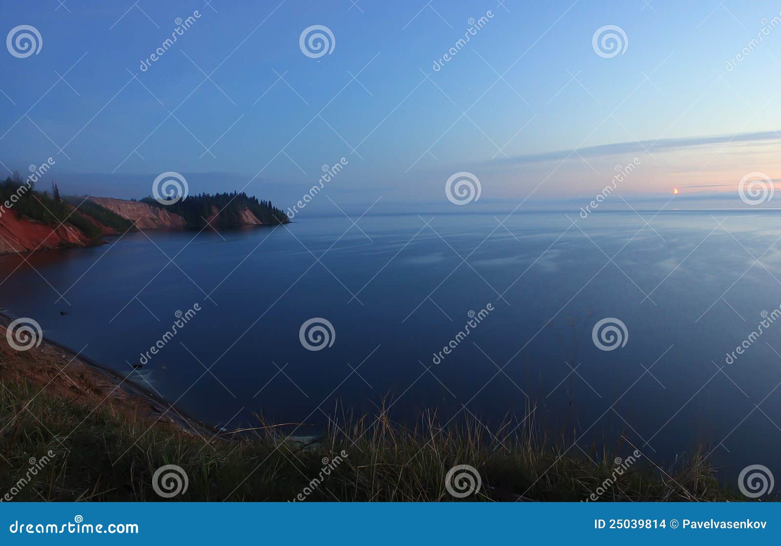 Lago Onega, Rússia foto de stock. Imagem de paisagem - 25039814