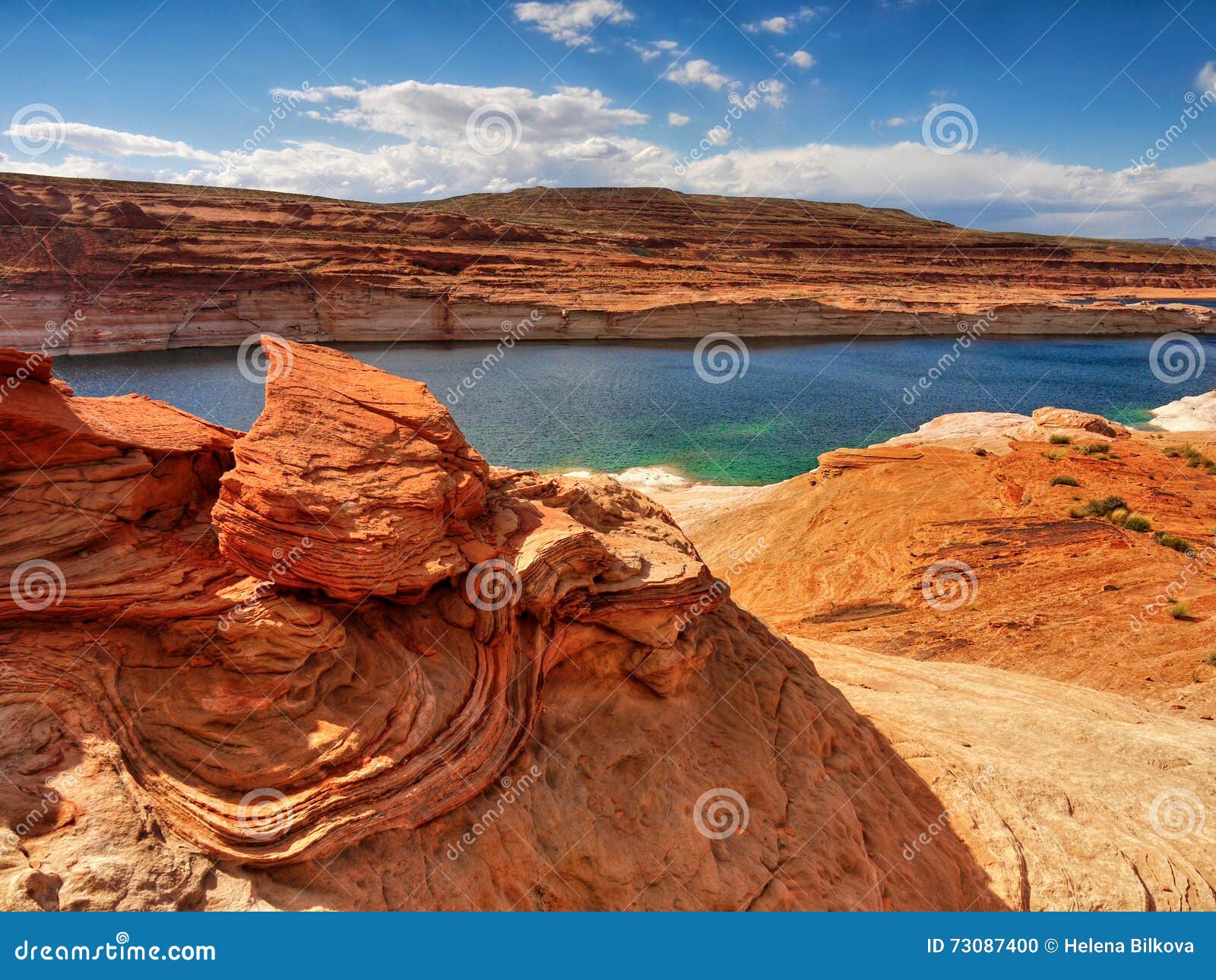 Lago Powell, Utah - Arizona Fotografia Stock - Immagine di canyon ...