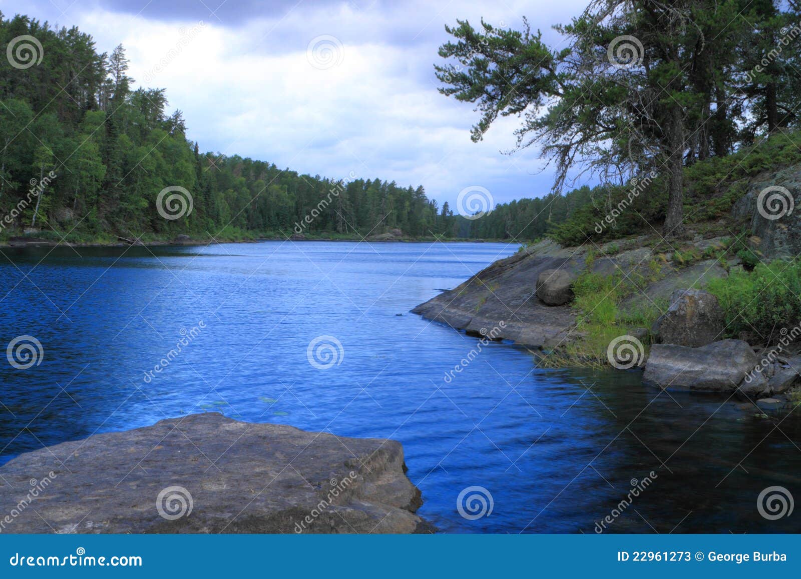 Lago sereno imagen de archivo. Imagen de bosque, parque - 22961273