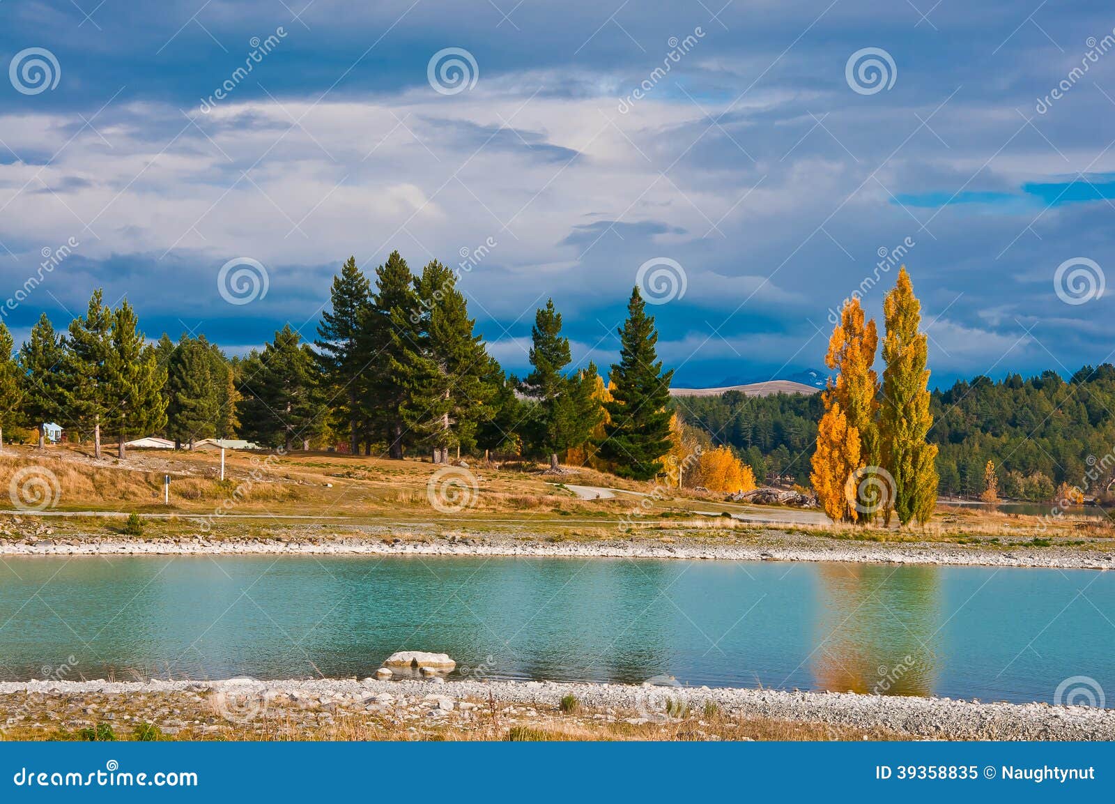 Lago Tekapo immagine stock. Immagine di verde, famoso - 39358835