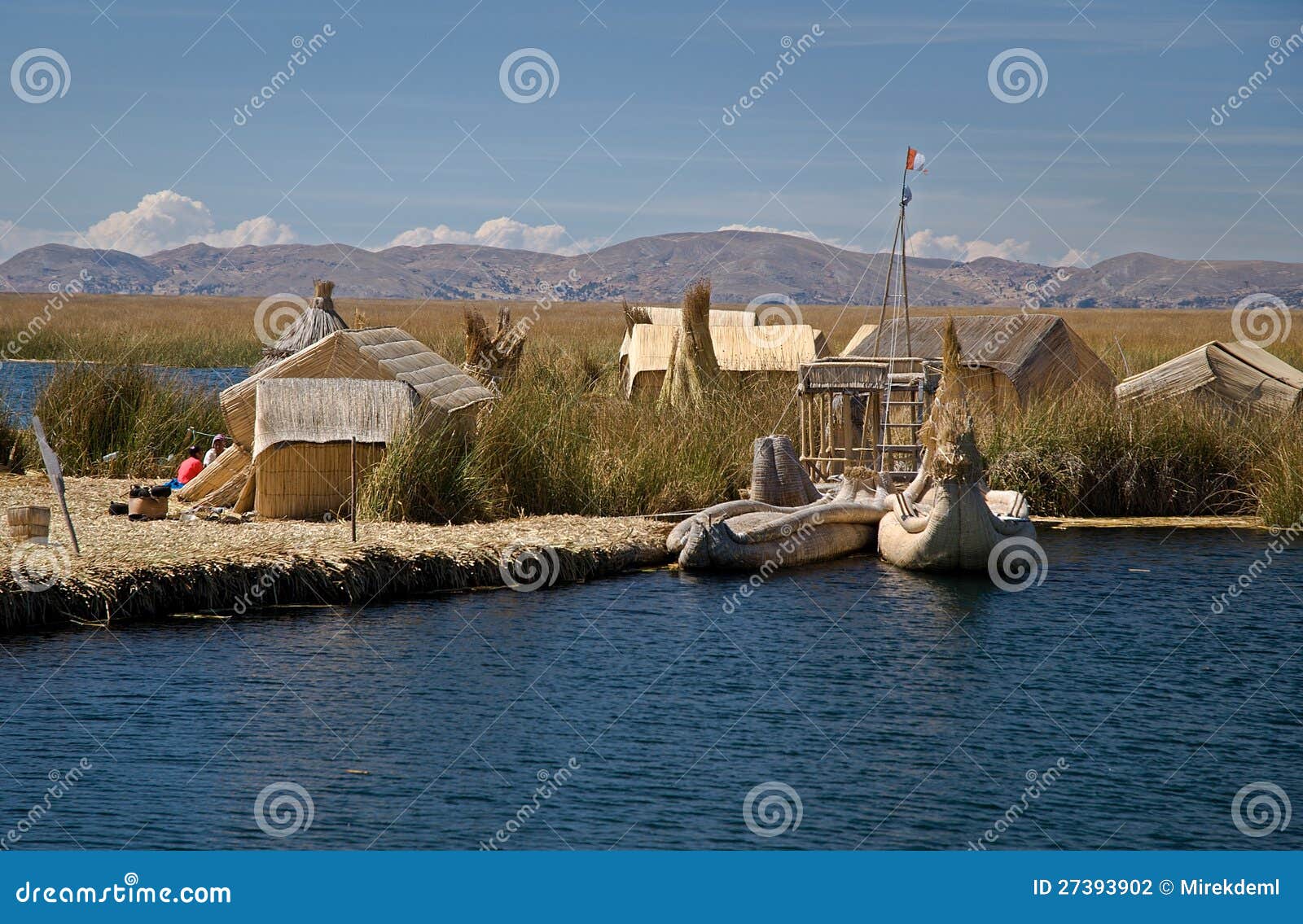 Lago Titicaca, Perú foto de archivo. Imagen de muchachas - 27393902