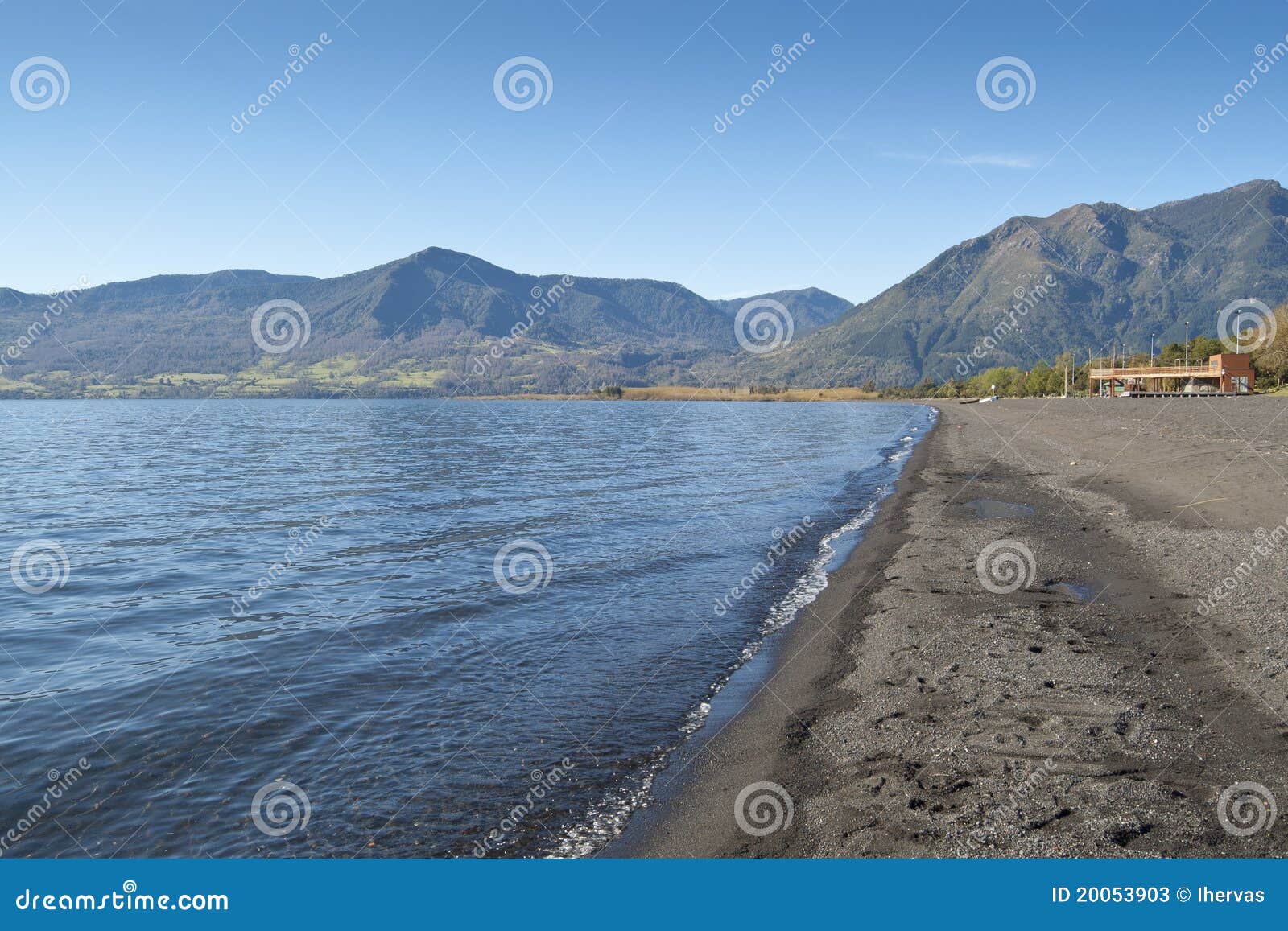 Lago Villarrica, Pucon, O Chile Imagem de Stock - Imagem de montanha ...