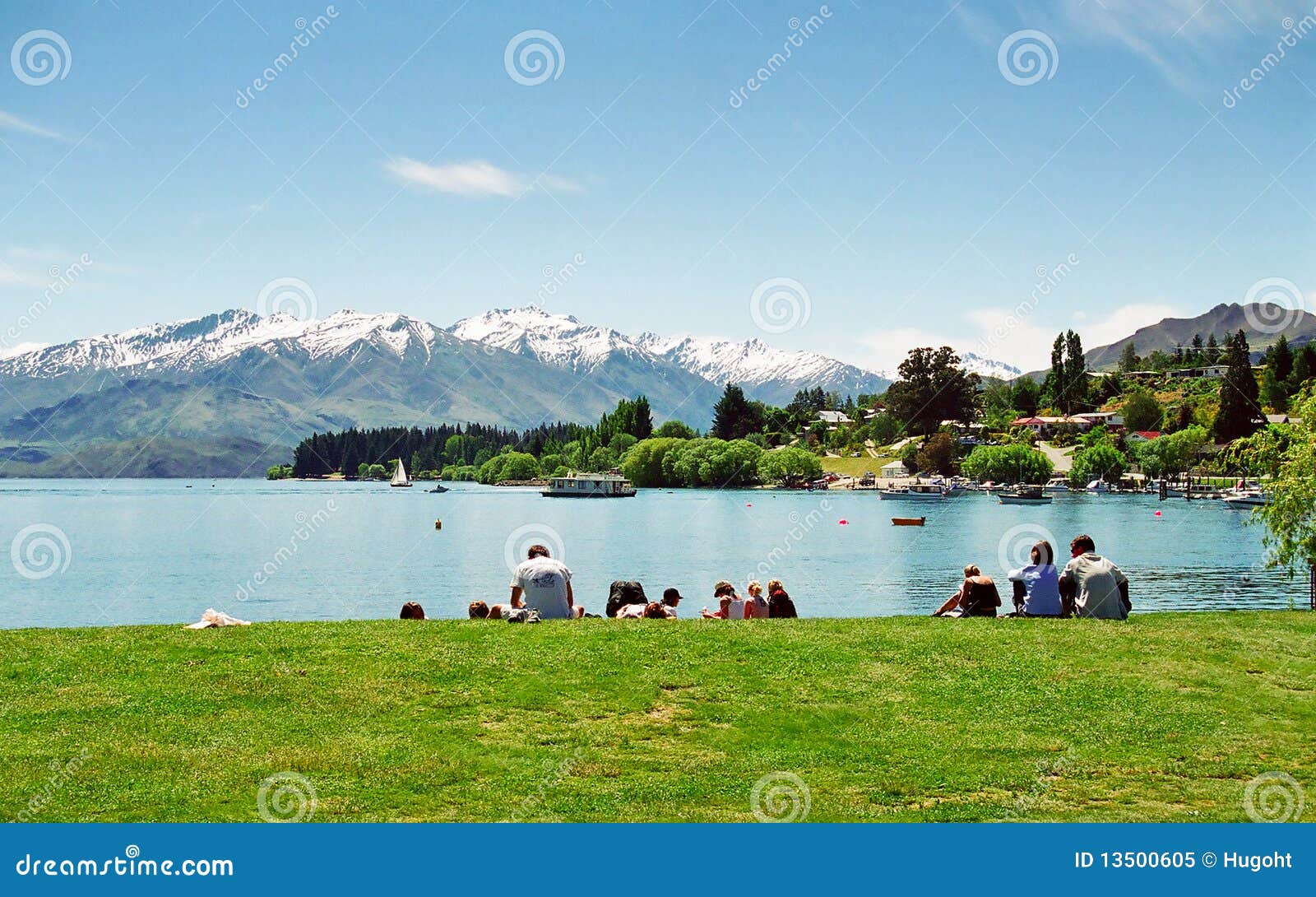 Lago Wanaka, Nuova Zelanda immagine editoriale. Immagine di parco ...