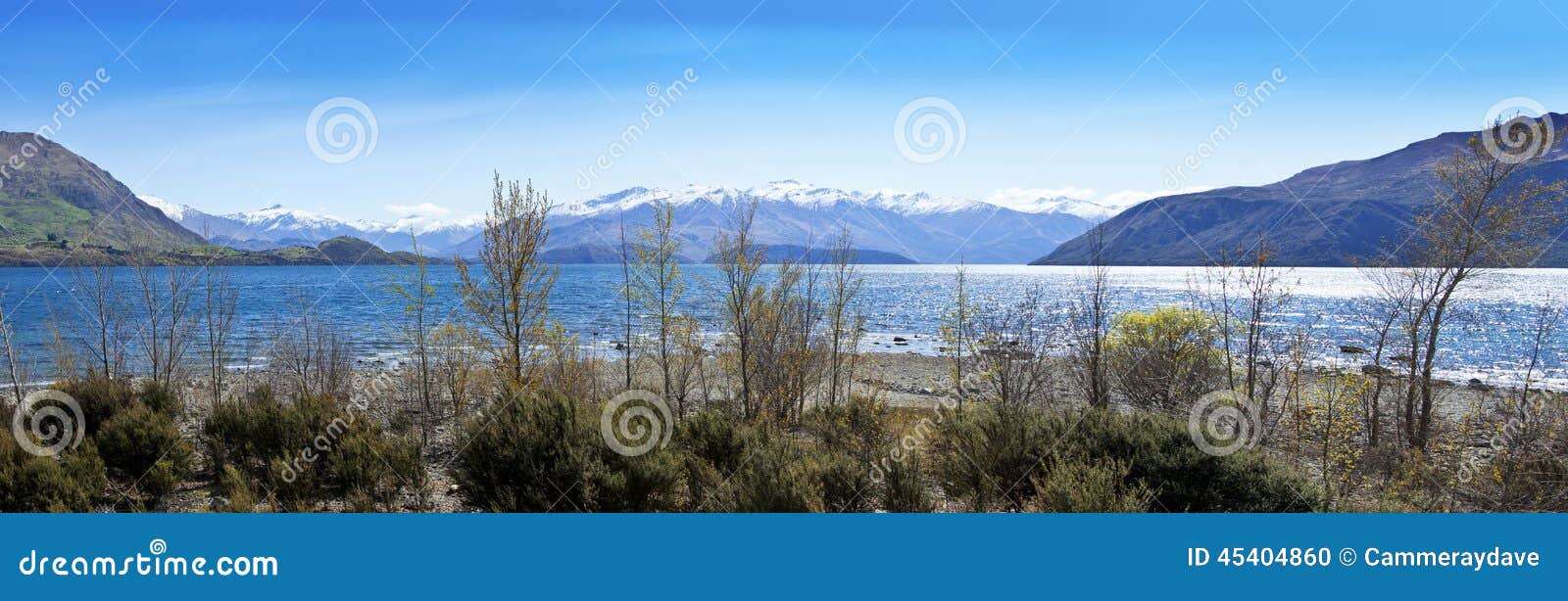 Lago Wanaka Nuova Zelanda fotografia stock. Immagine di vista - 45404860