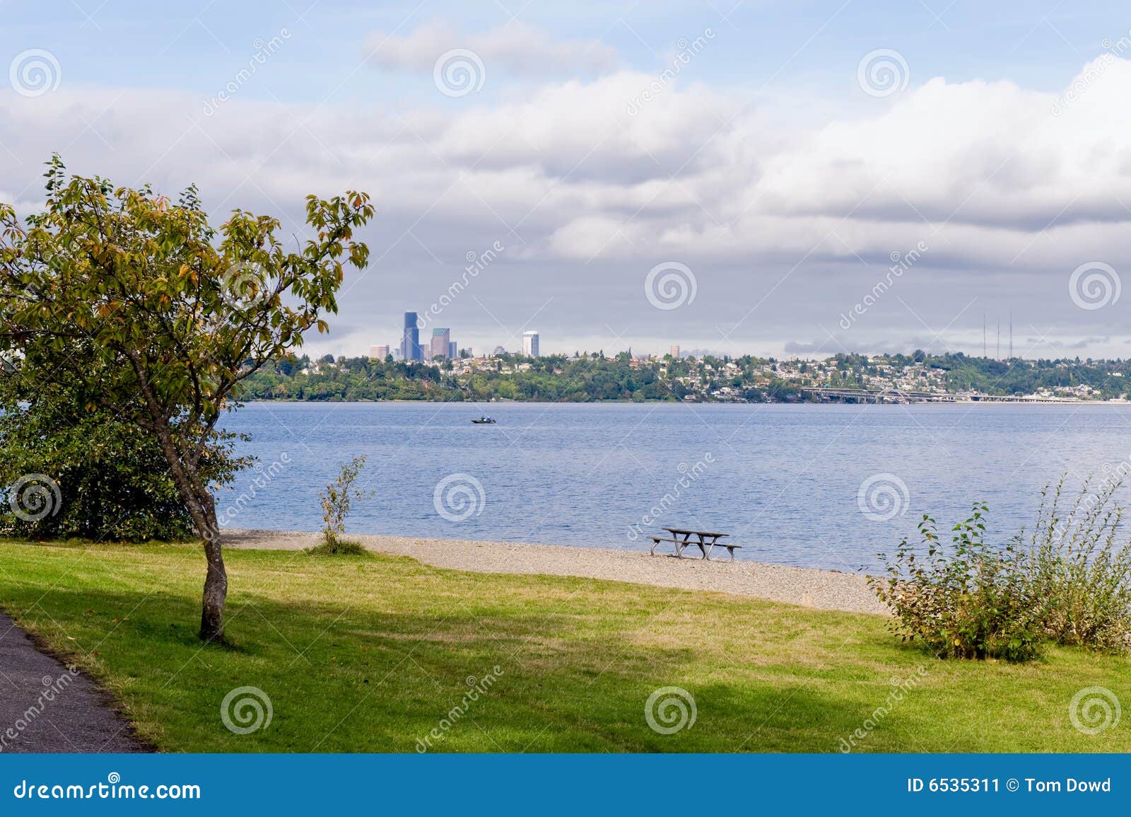 Lago Washington Seattle imagen de archivo. Imagen de celaje - 6535311