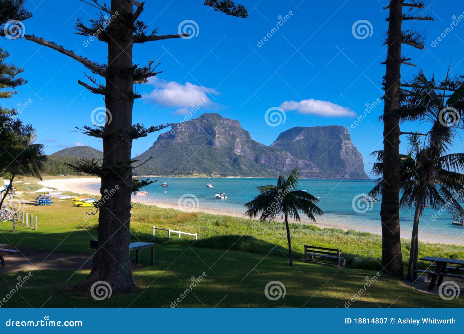 Lagoon Beach stock image. Image of turquoise, travel - 18814807