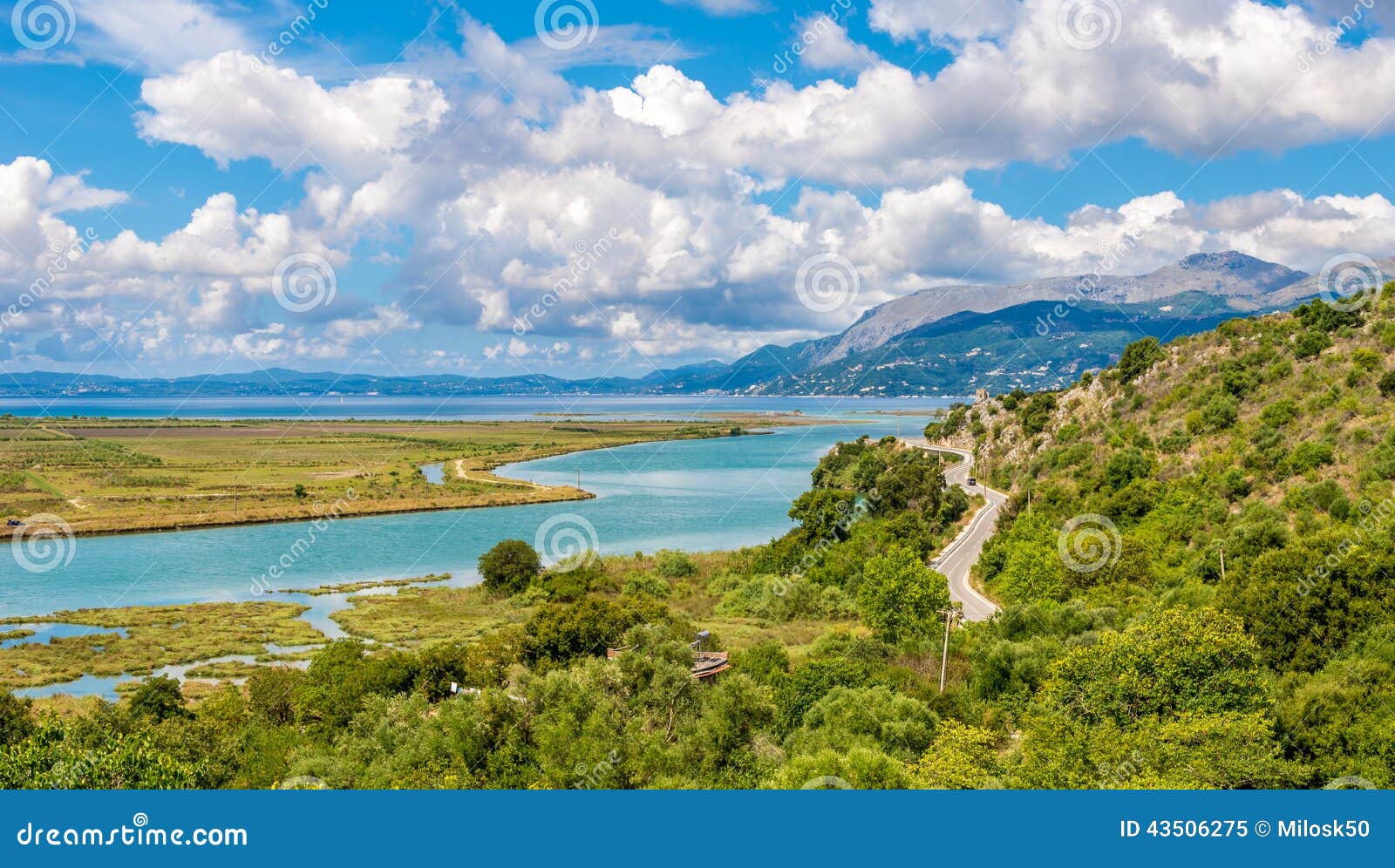 Lagoon in Butrint Archeological Site Stock Image - Image of nature ...