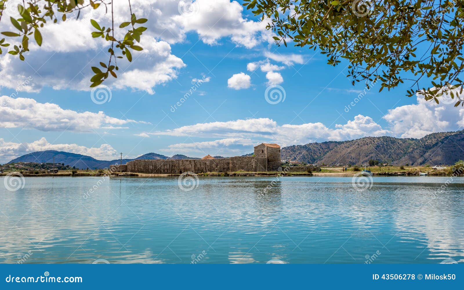 Lagoon in Butrint Archeological Site Stock Photo - Image of balkan ...