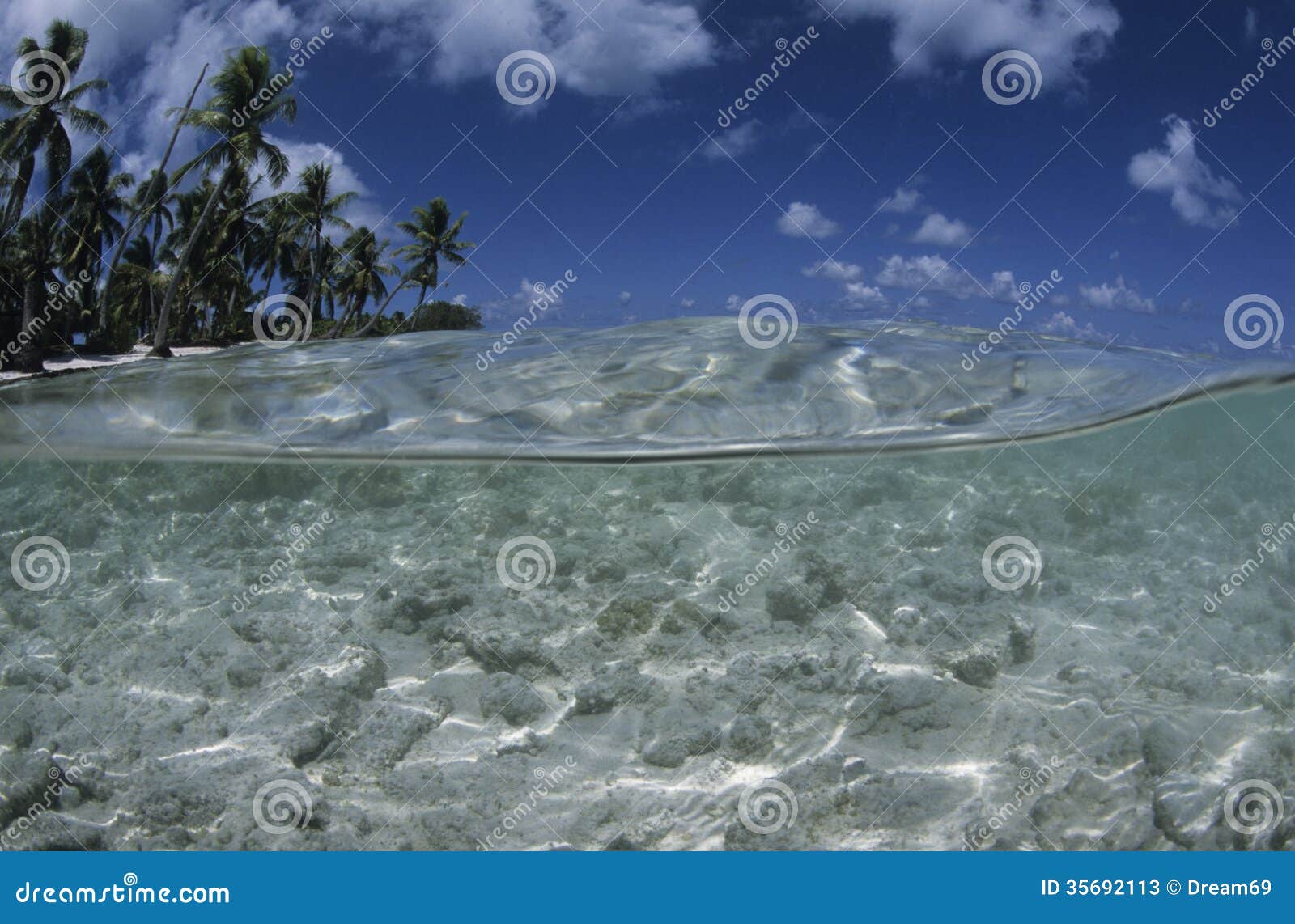Lagoon french Polynesia stock image. Image of beauty - 35692113