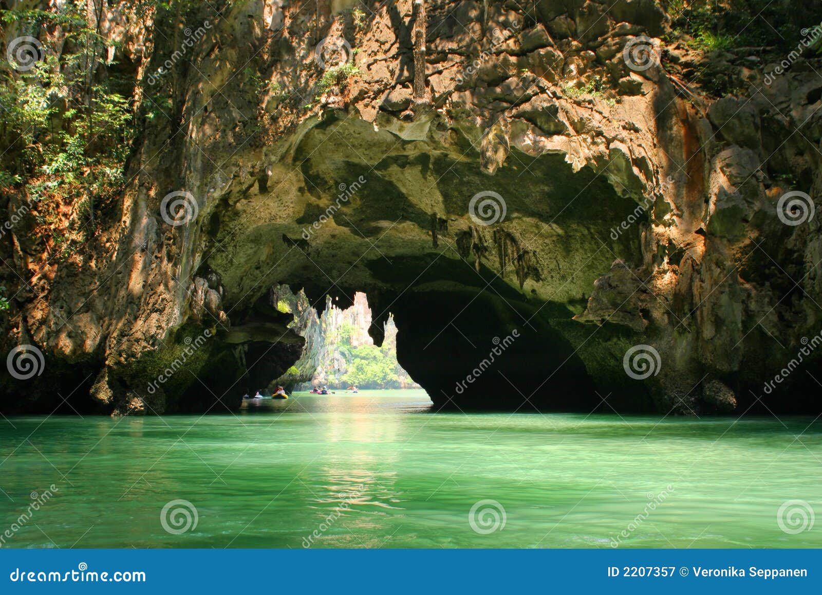 Lagoon near to Phuket stock image. Image of blue, boat - 2207357