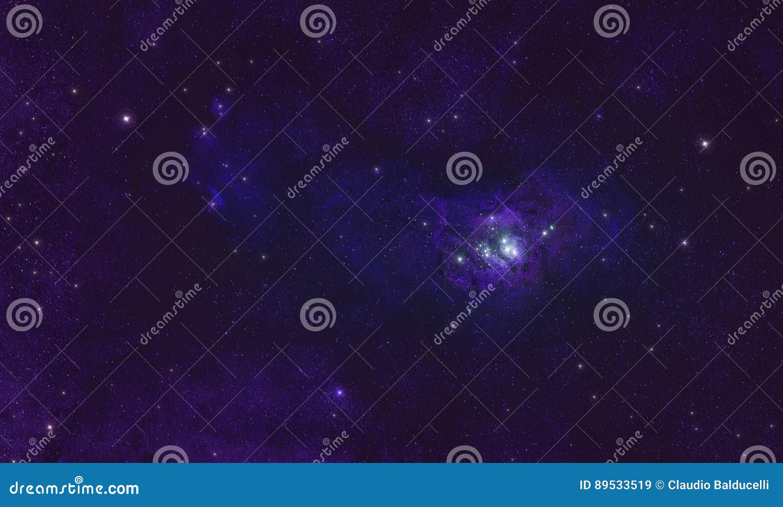 Lagoon Nebula At 600mm Stock Photography | CartoonDealer.com #192521942