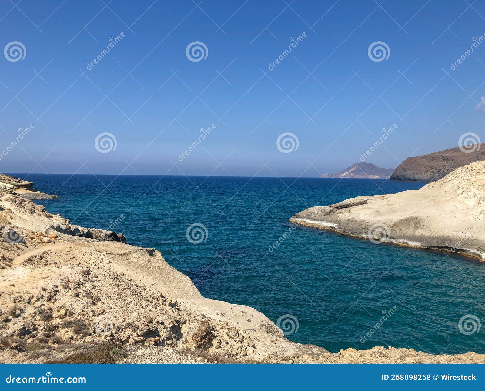 Lagoon in a Rocky Sea Coast Stock Photo - Image of coast, beach: 268098258