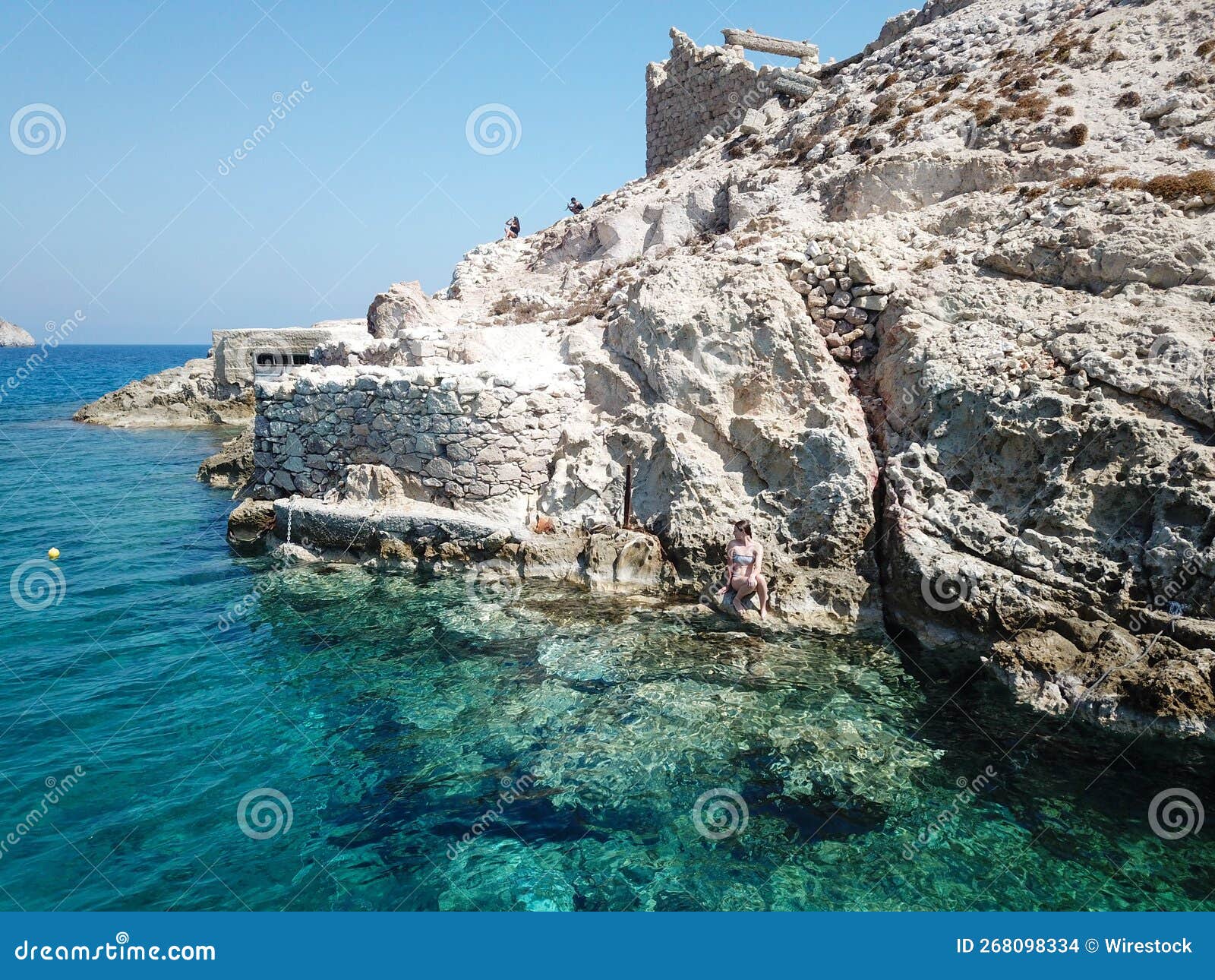 Lagoon in a Rocky Sea Coast Stock Photo - Image of landscape, summer ...