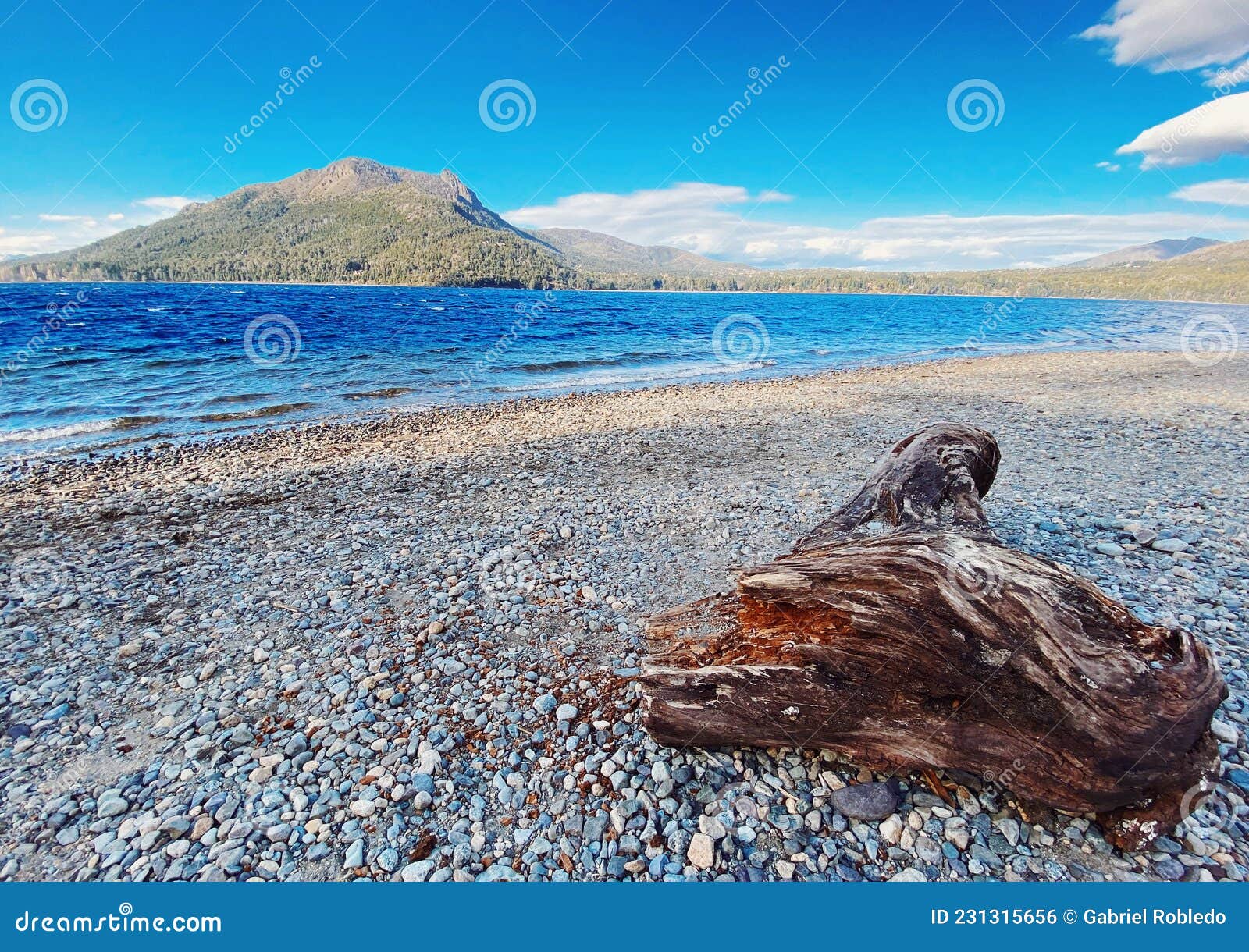 Lagoon shore stock photo. Image of rock, scenery, summer - 231315656