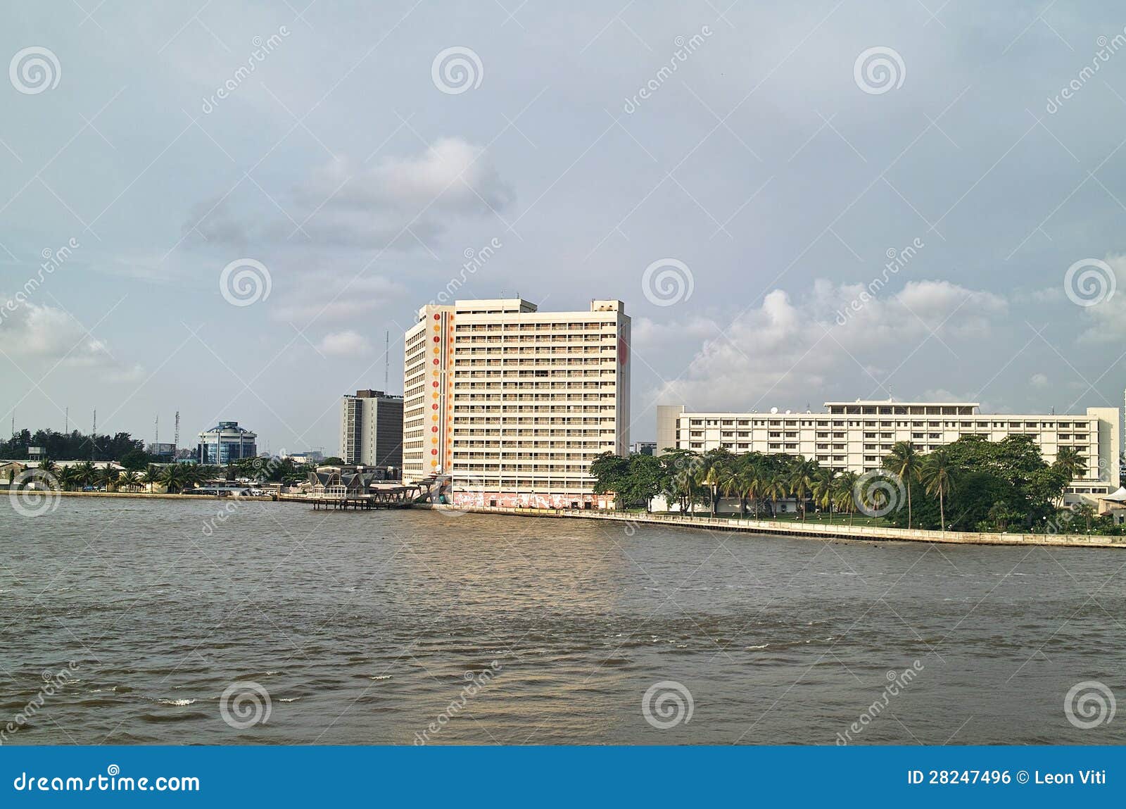 Lagos stock photo. Image of cloud, africa, skyline, river - 28247496