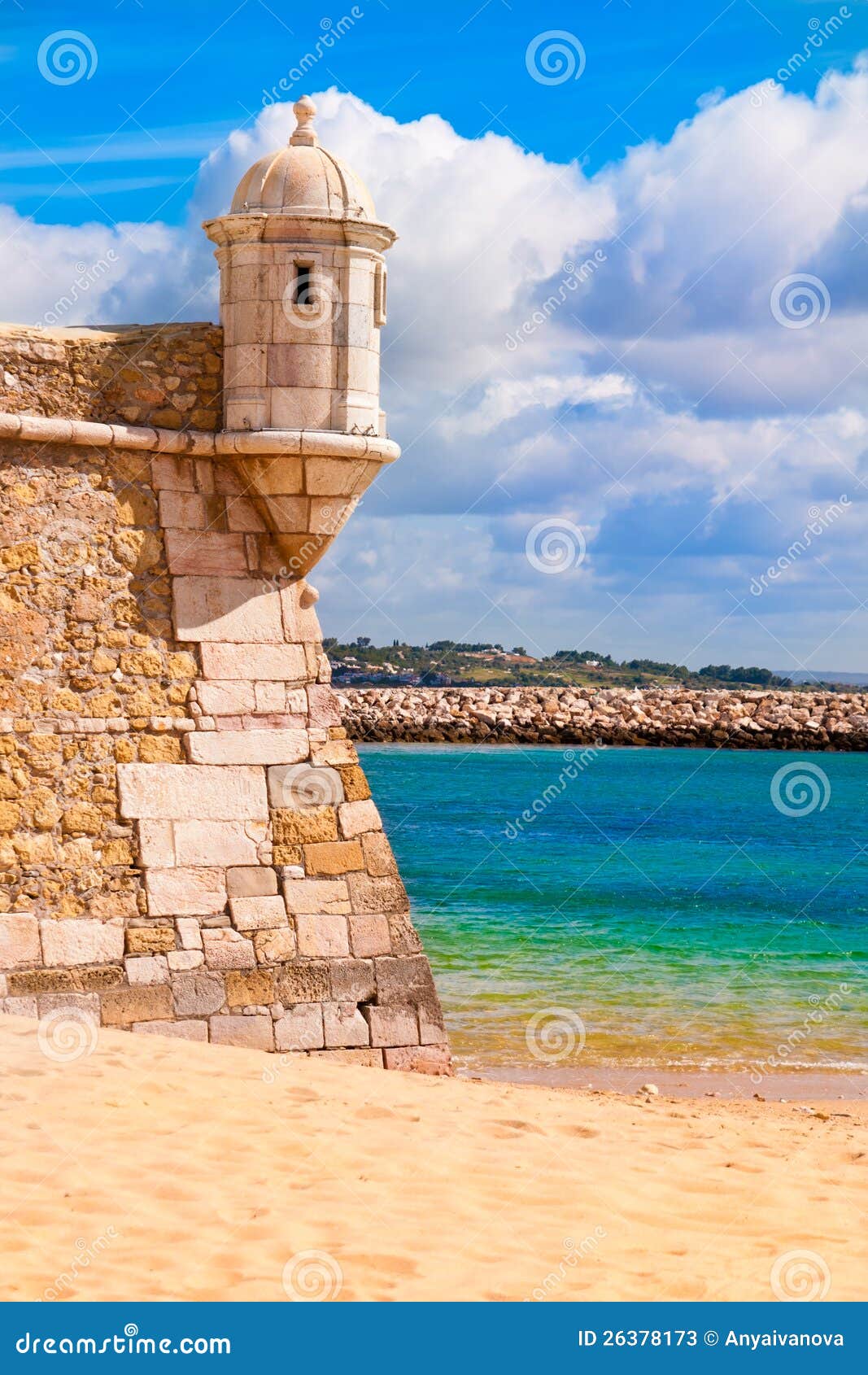Lagos castle, watch tower stock image. Image of lagos - 26378173