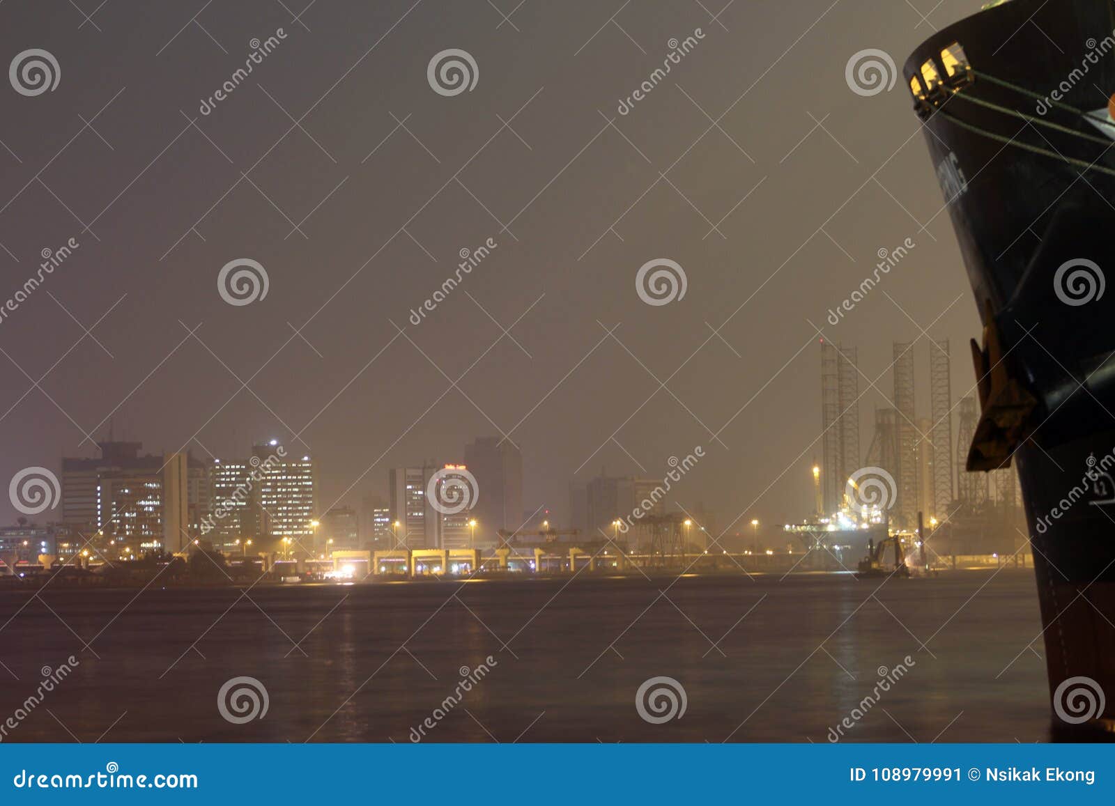Night Cityscape Lagos Nigeria Photos - Free & Royalty-Free Stock Photos ...
