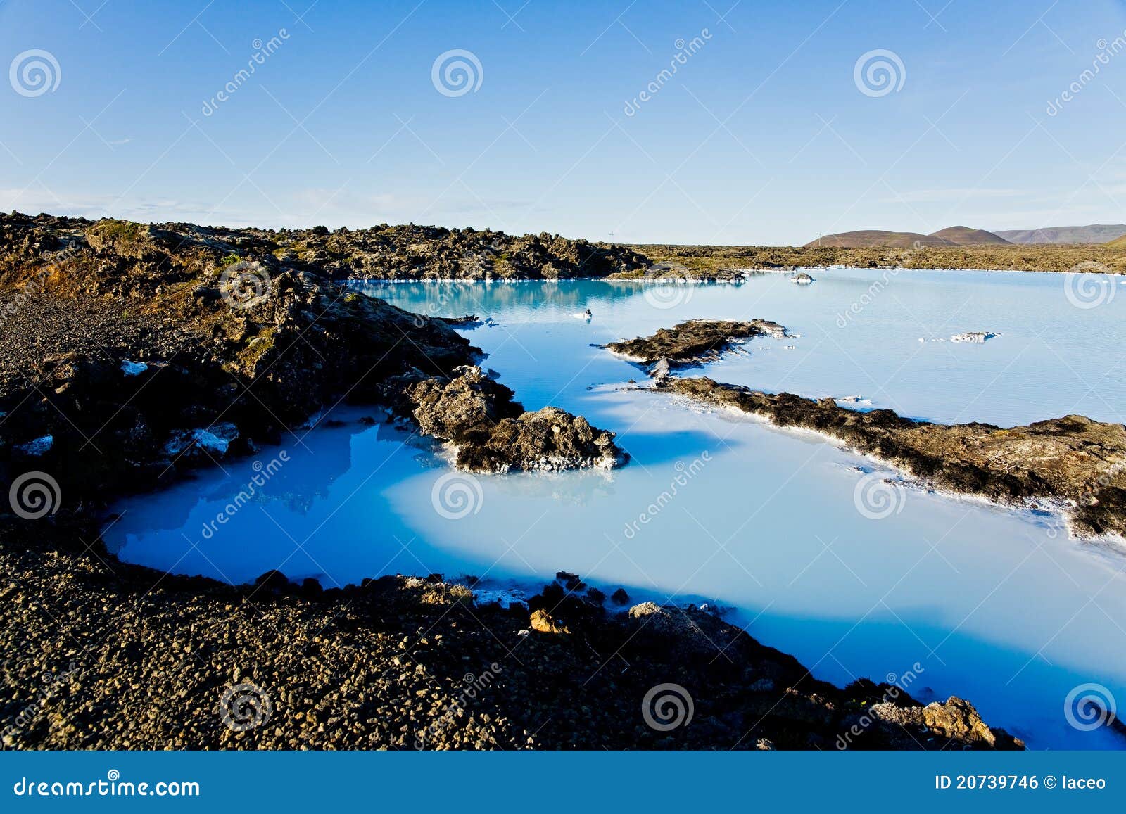 Laguna azul, Islandia foto de archivo. Imagen de agua - 20739746