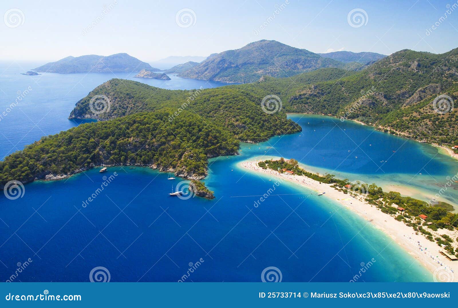 Laguna blu in Turchia fotografia stock. Immagine di terme - 25733714