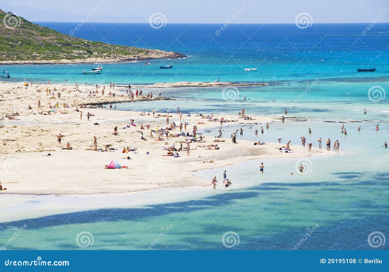 Laguna de Balos foto de archivo. Imagen de cristal, recorrido - 20195108
