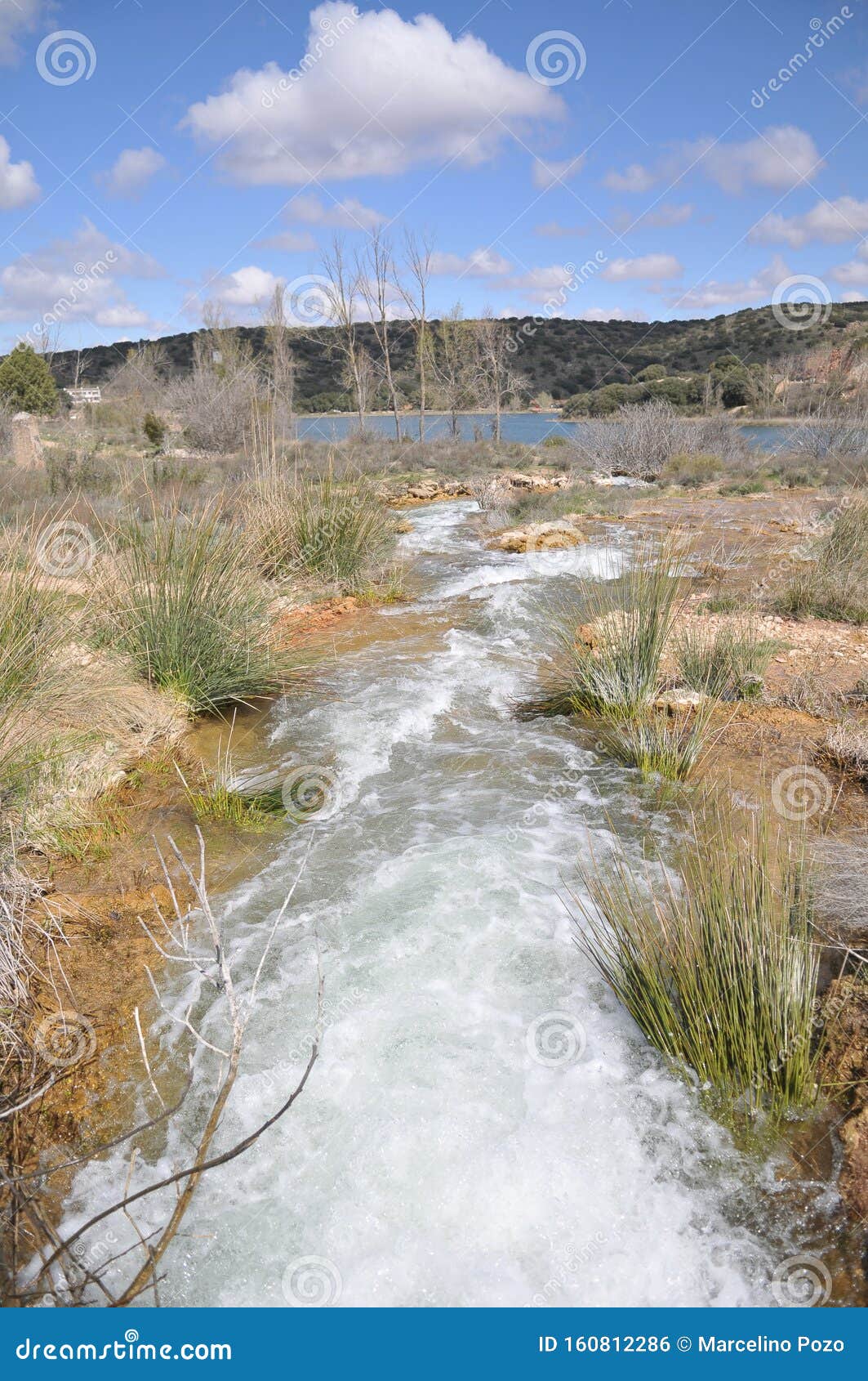 Lengua Lake Waterfalls. Lagunas De Ruidera Nature Reserve, Ciudad Real ...