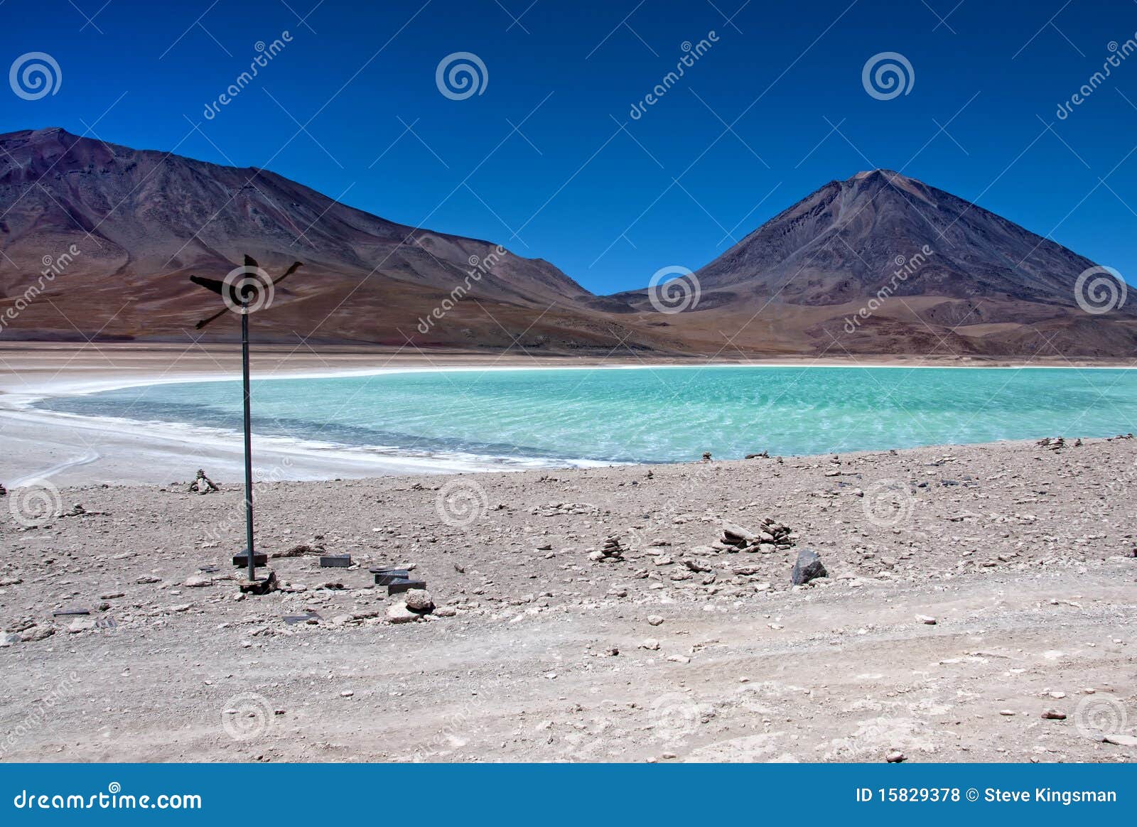 Laguna Verde stock photo. Image of desert, travel, rock - 15829378