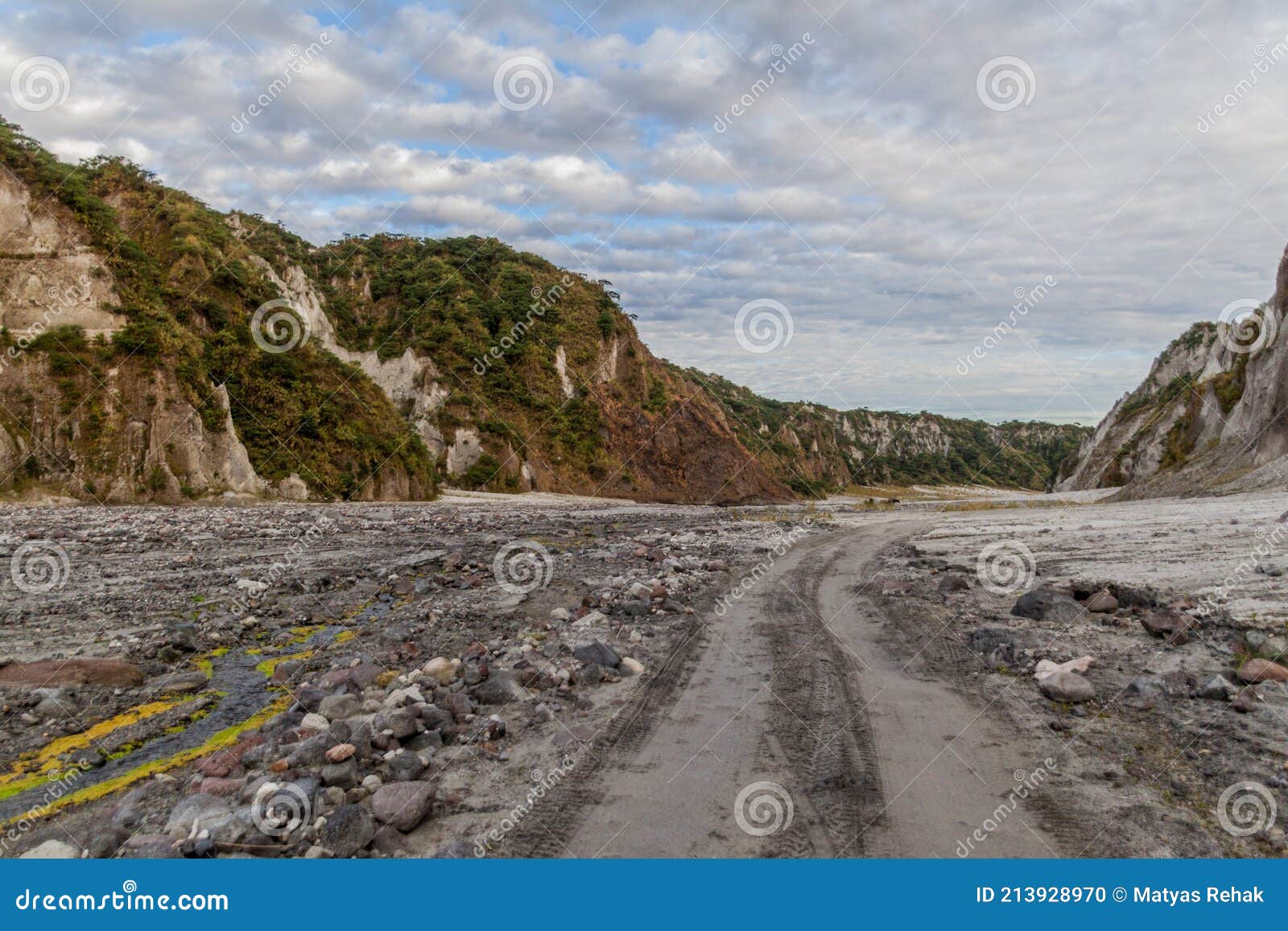 Lahar Mudflow of Pinatubo Volcano, Philippin Stock Photo - Image of ...