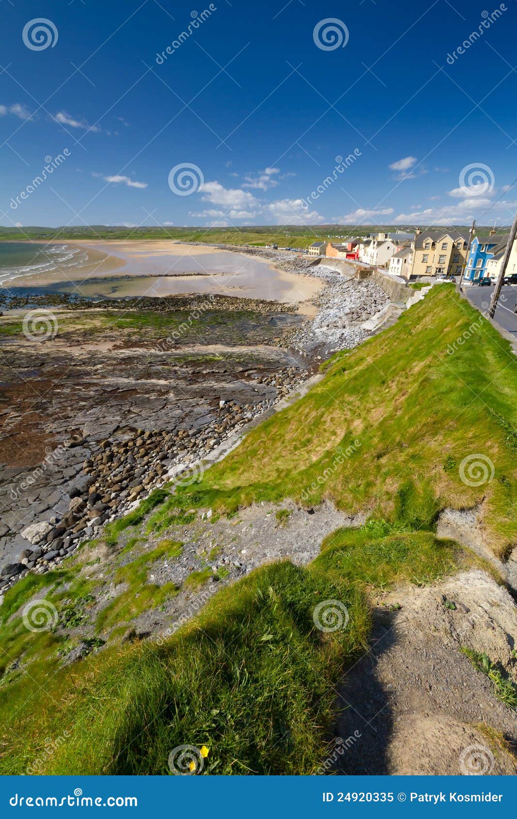 Lahinch Beach Scenery in Co. Clare Stock Image - Image of loch, lurgain ...