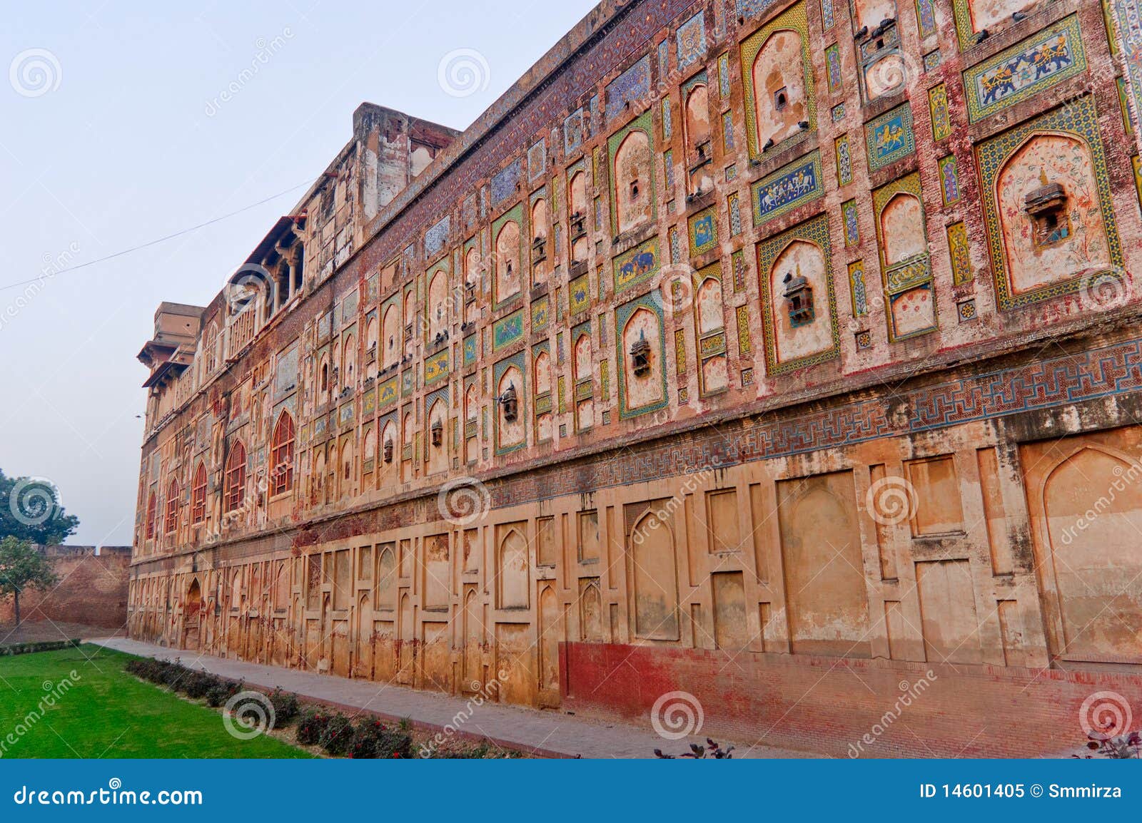 The Lahore Old Fort Walls And Gate Stock Photo | CartoonDealer.com ...