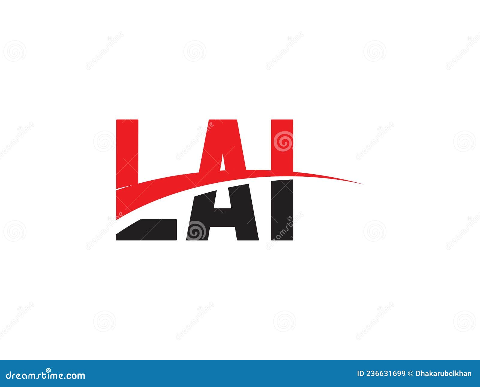 LAI Letter Initial Logo Design Stock Vector - Illustration of creative ...