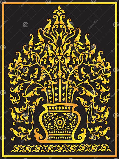 Lai Thai Tree stock vector. Illustration of abstract - 27086542