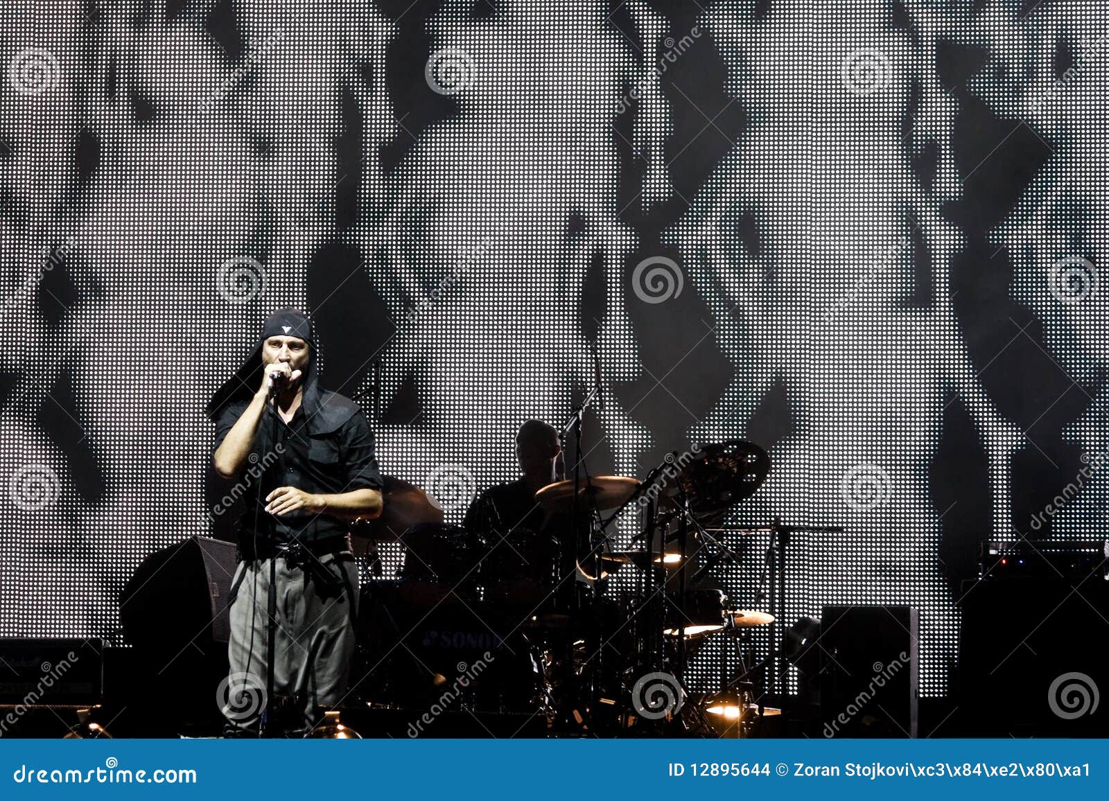 LAIBACH - rock singer editorial stock image. Image of concert - 12895644